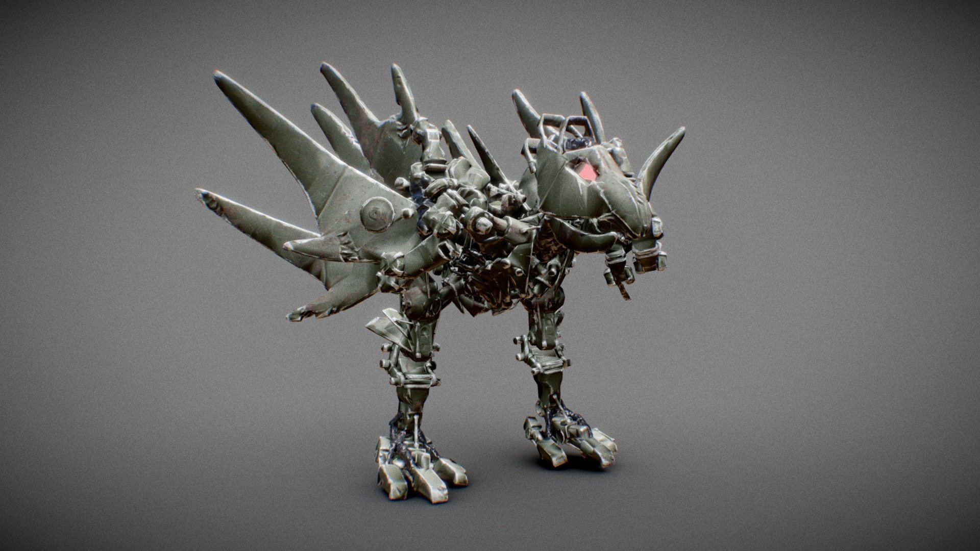 Mech - 3D model by Manoel [654515e] - Sketchfab