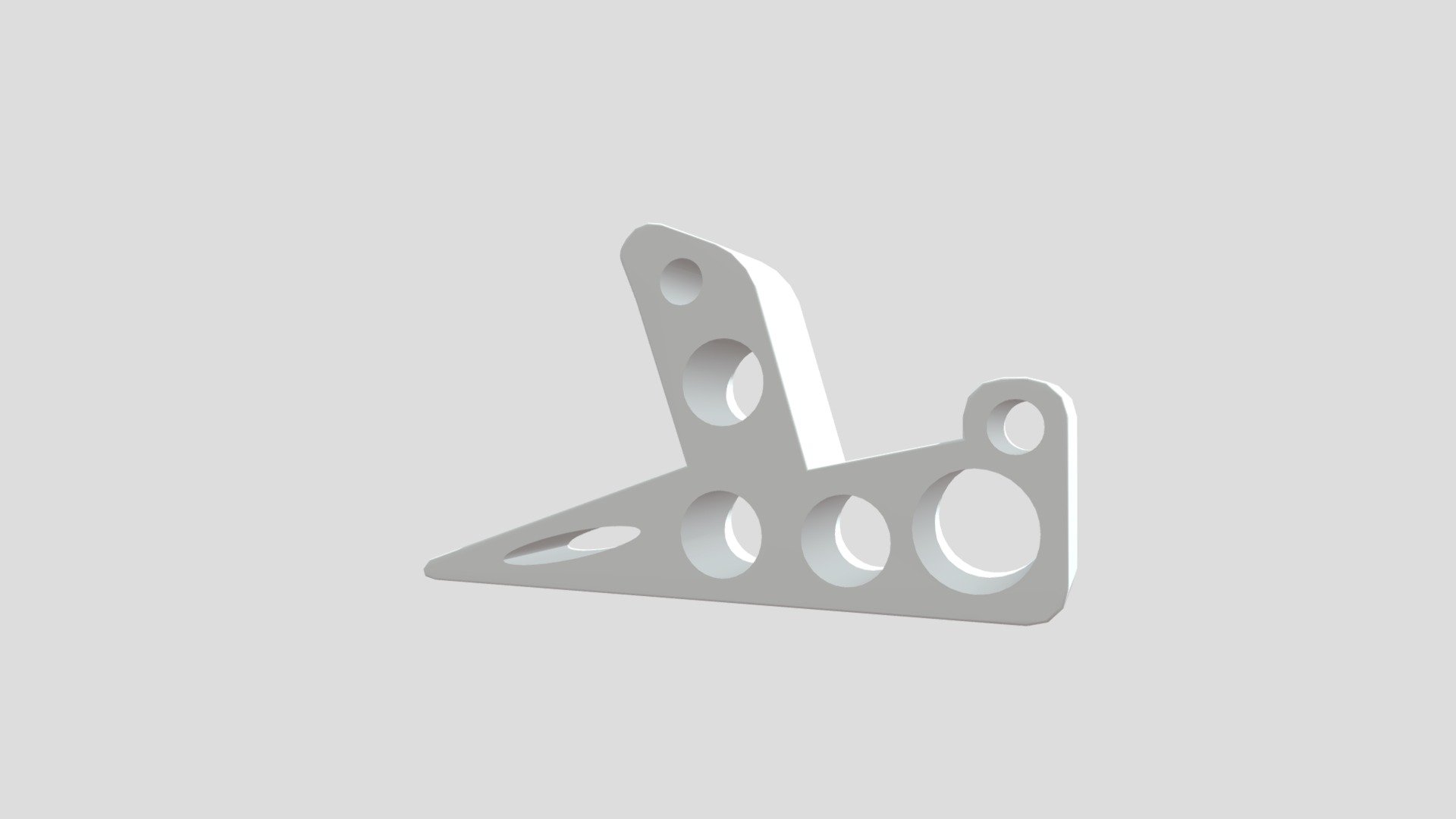 Simple Monitor Stand Bracket - Download Free 3D model by undertow443 ...