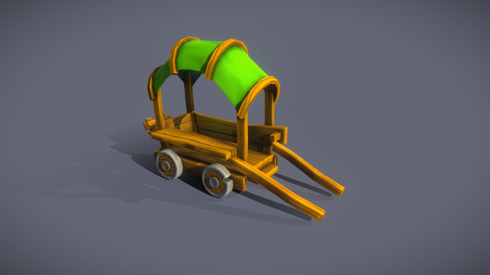 Handpainted Wagon - Download Free 3D model by o1o6o [6546644] - Sketchfab