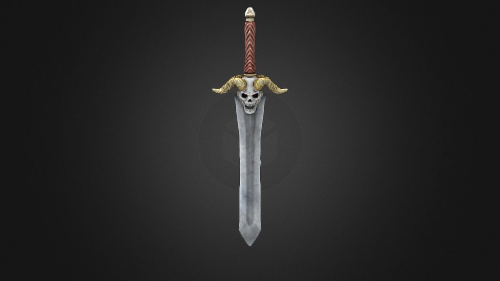 Skull Sword - 3D model by jincai [6547246] - Sketchfab