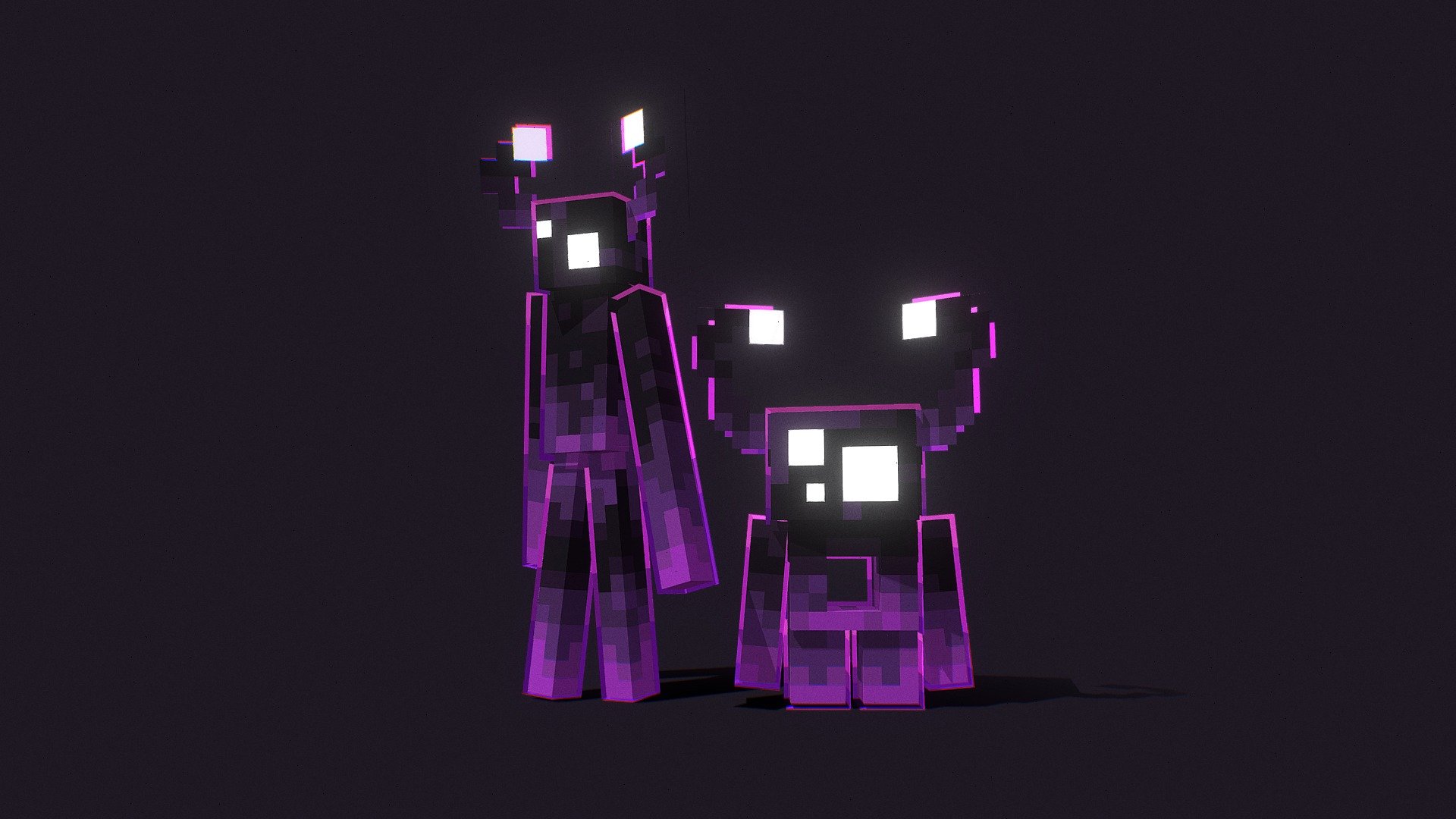[MINECRAFT] end creatures - 3D model by ounzi [6547d11] - Sketchfab