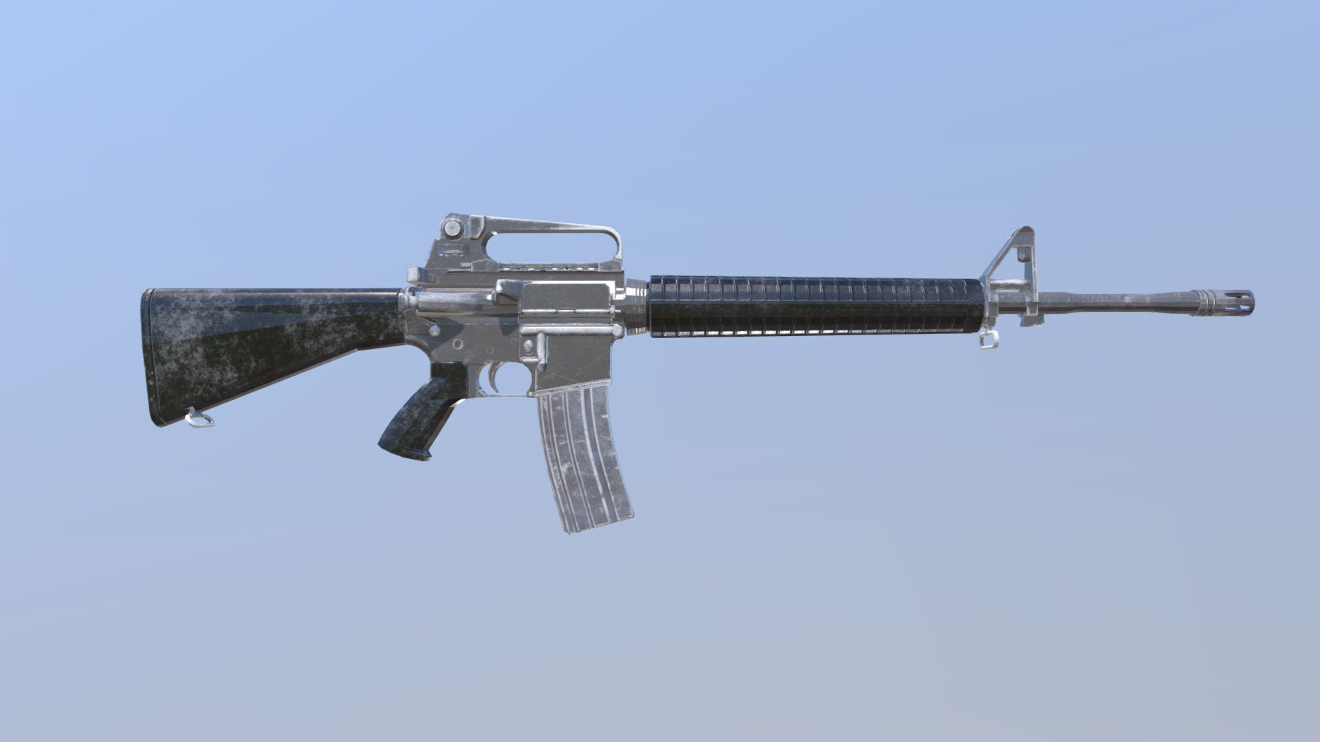 PUBG: M16 - 3D model by halloweeks [6549a1d] - Sketchfab