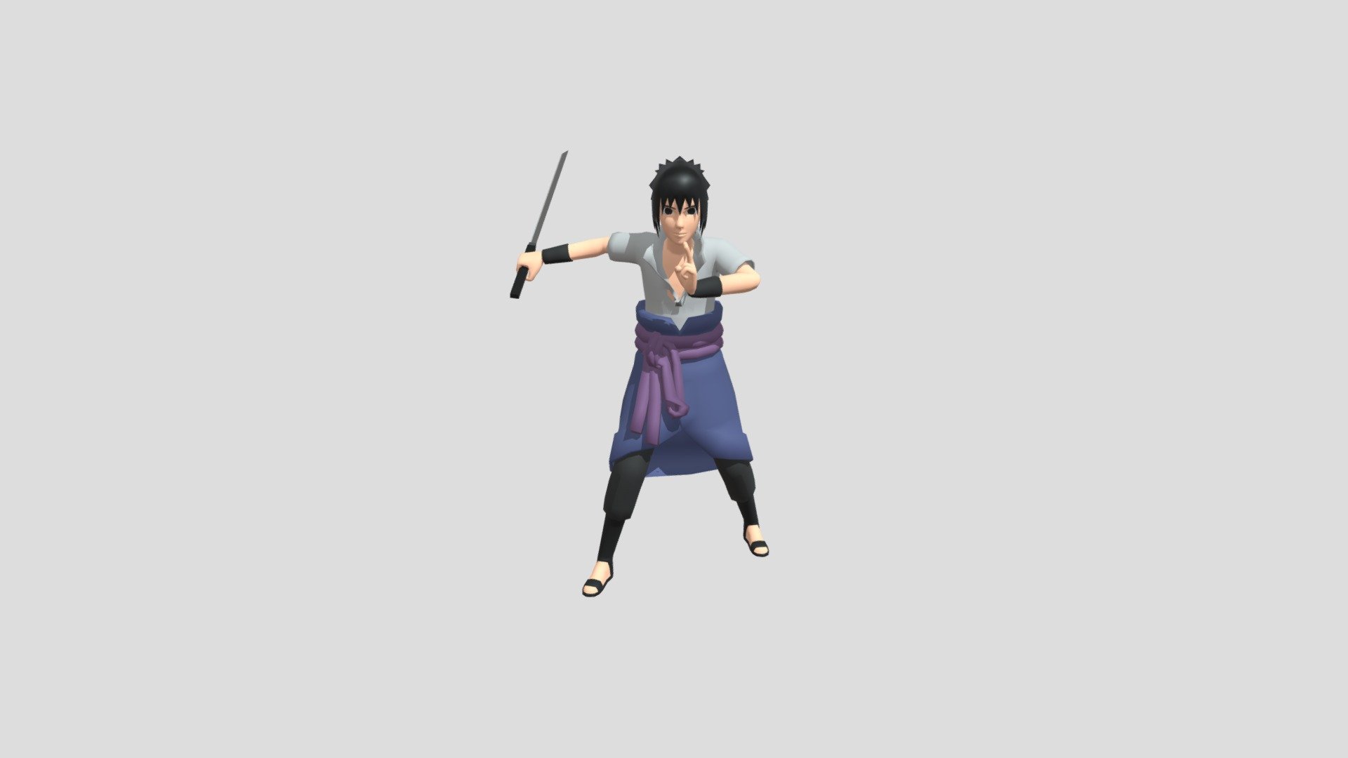 Sasuke Uchiha - 3D model by Timo.Zorman [654cd52] - Sketchfab