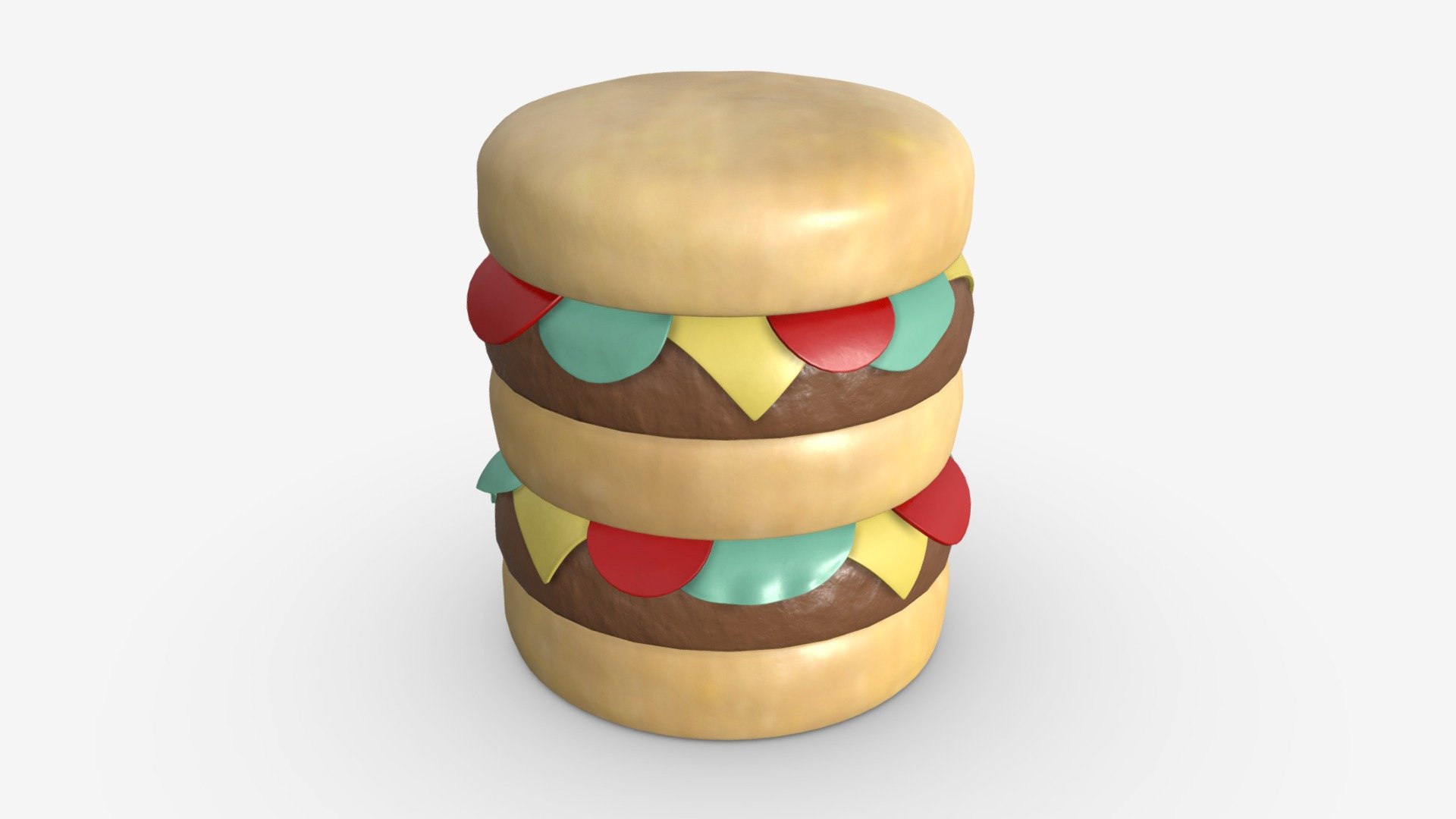 Cheeseburger Cake Tall - Buy Royalty Free 3D model by HQ3DMOD ...