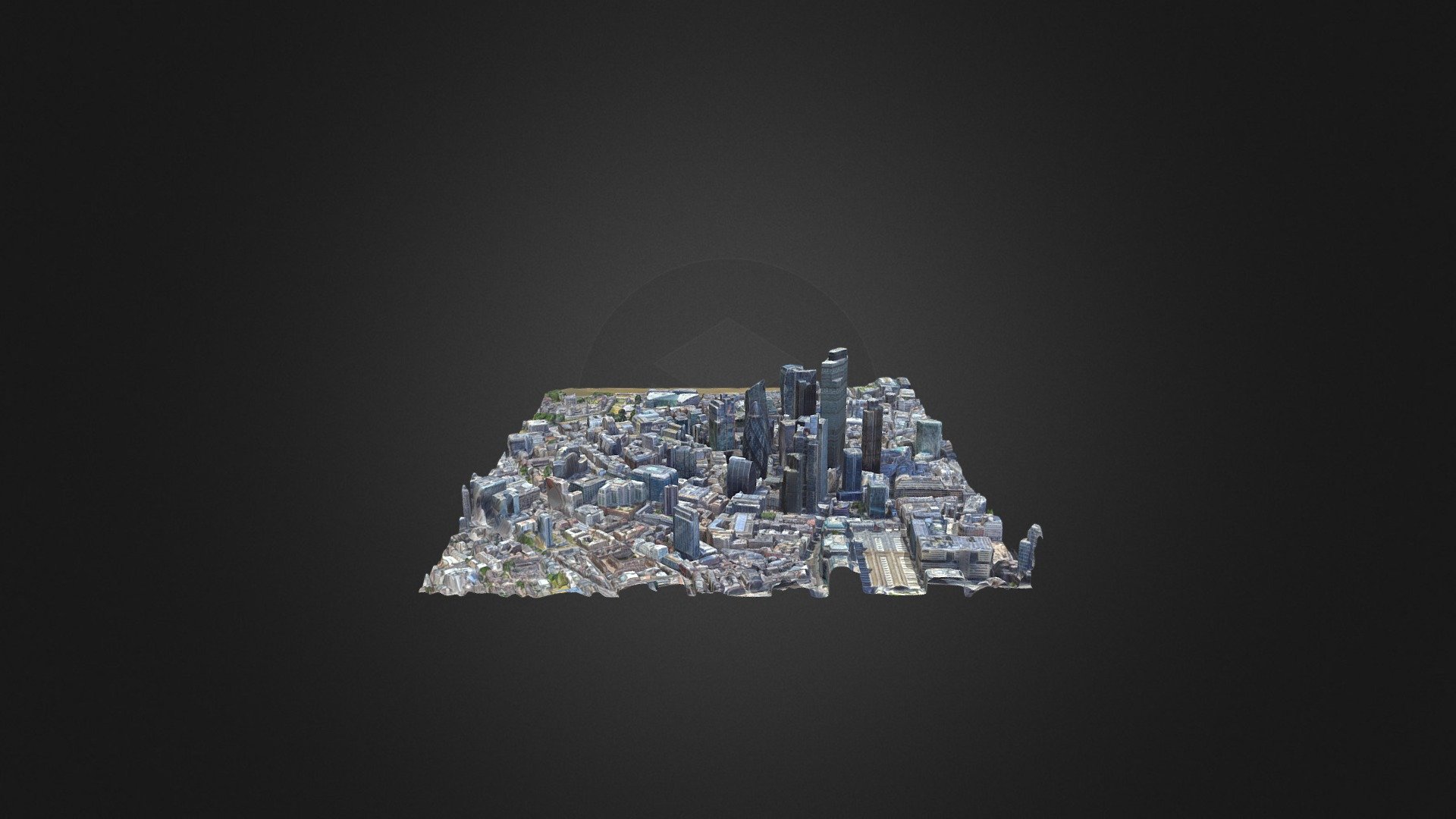 London center - 3D model by saarikorpi (@saarikor) [654e031] - Sketchfab