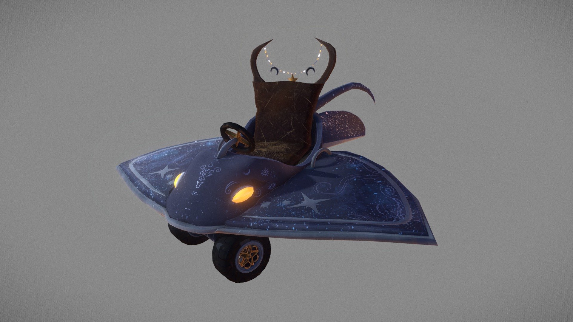 Cosmic Stingray Racing Kart - DAE Assignment - 3D model by Bee Badea ...