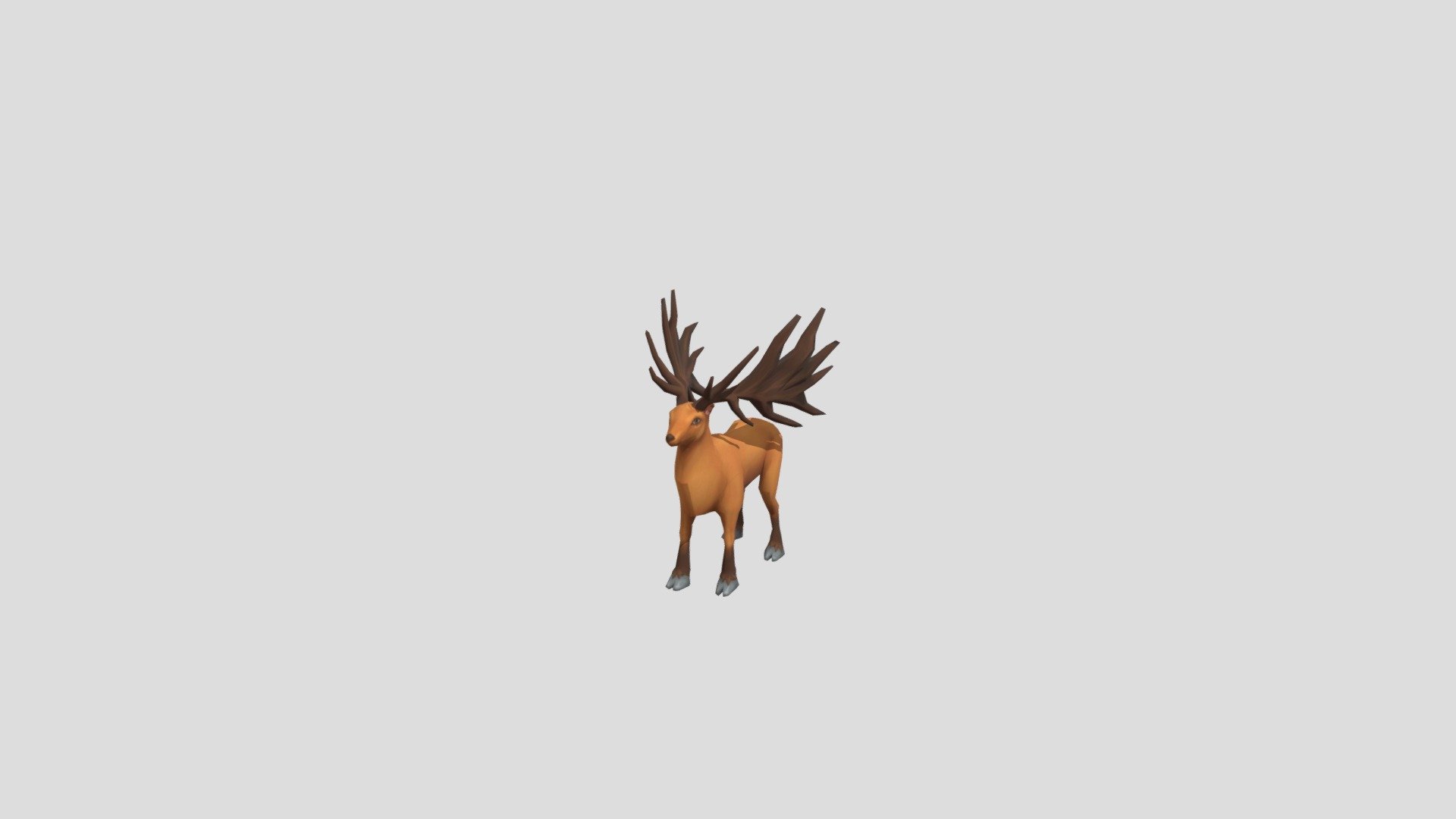 Giant Deer (Megaloceros) - Download Free 3D model by planeta-elefante ...