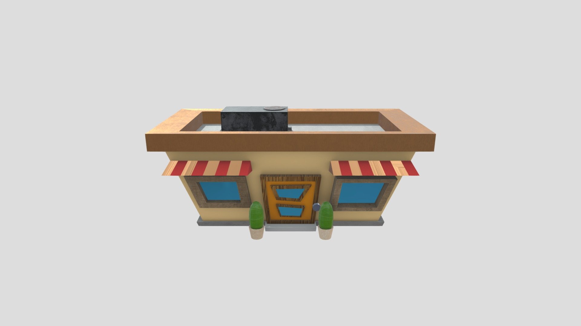 Stylized Store - 3D model by Anton.Kasian.Edberg [6550552] - Sketchfab