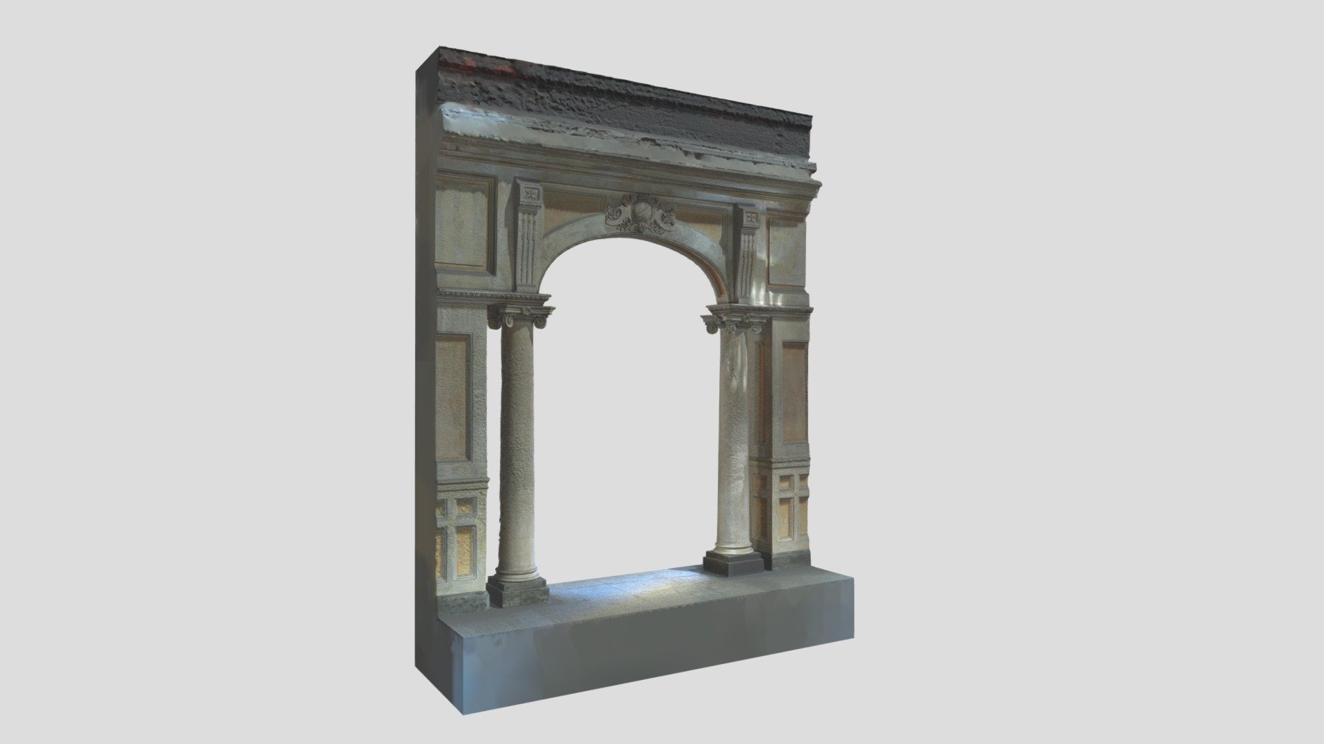 臺中州廳．愛奧尼柱式 / Ionic Orders at Taichung City Hall - 3D model by mch-architect [6550901] - Sketchfab