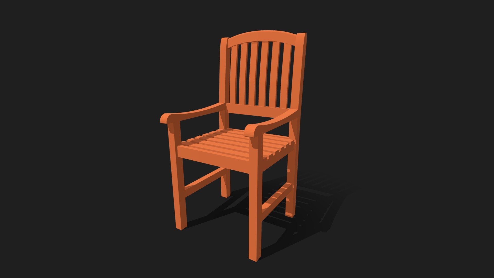 Chair low poly - Download Free 3D model by SusanKing (@krolzuzannapl ...