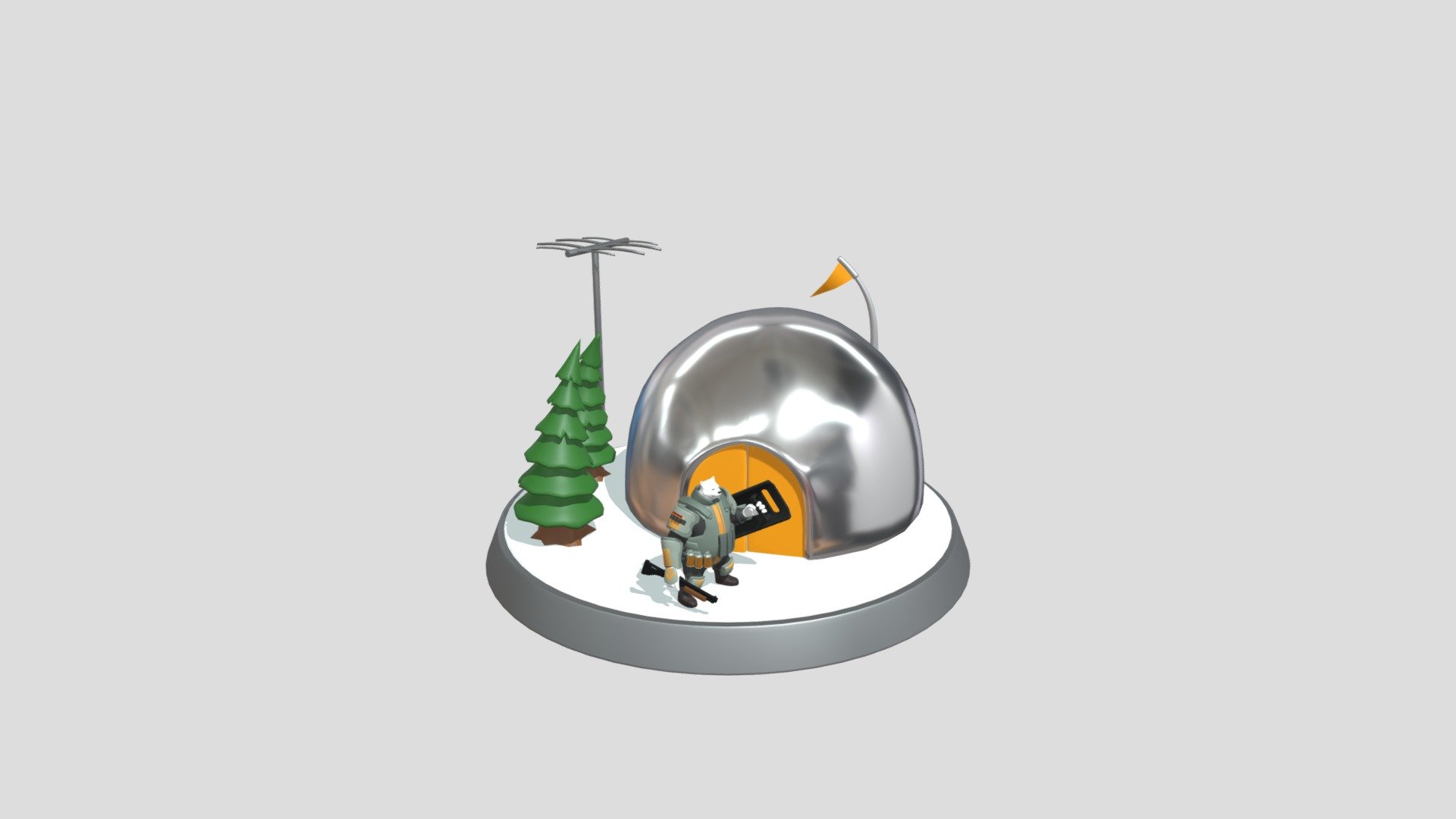 Diorama Coderhouse - Entrega Final - Download Free 3D model by Aquino ...