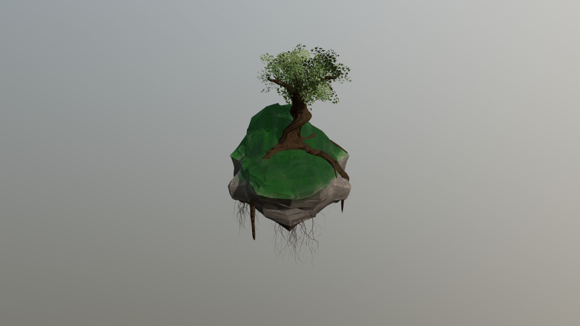 Floating Tree - 3D model by enricoleasa [6554eff] - Sketchfab
