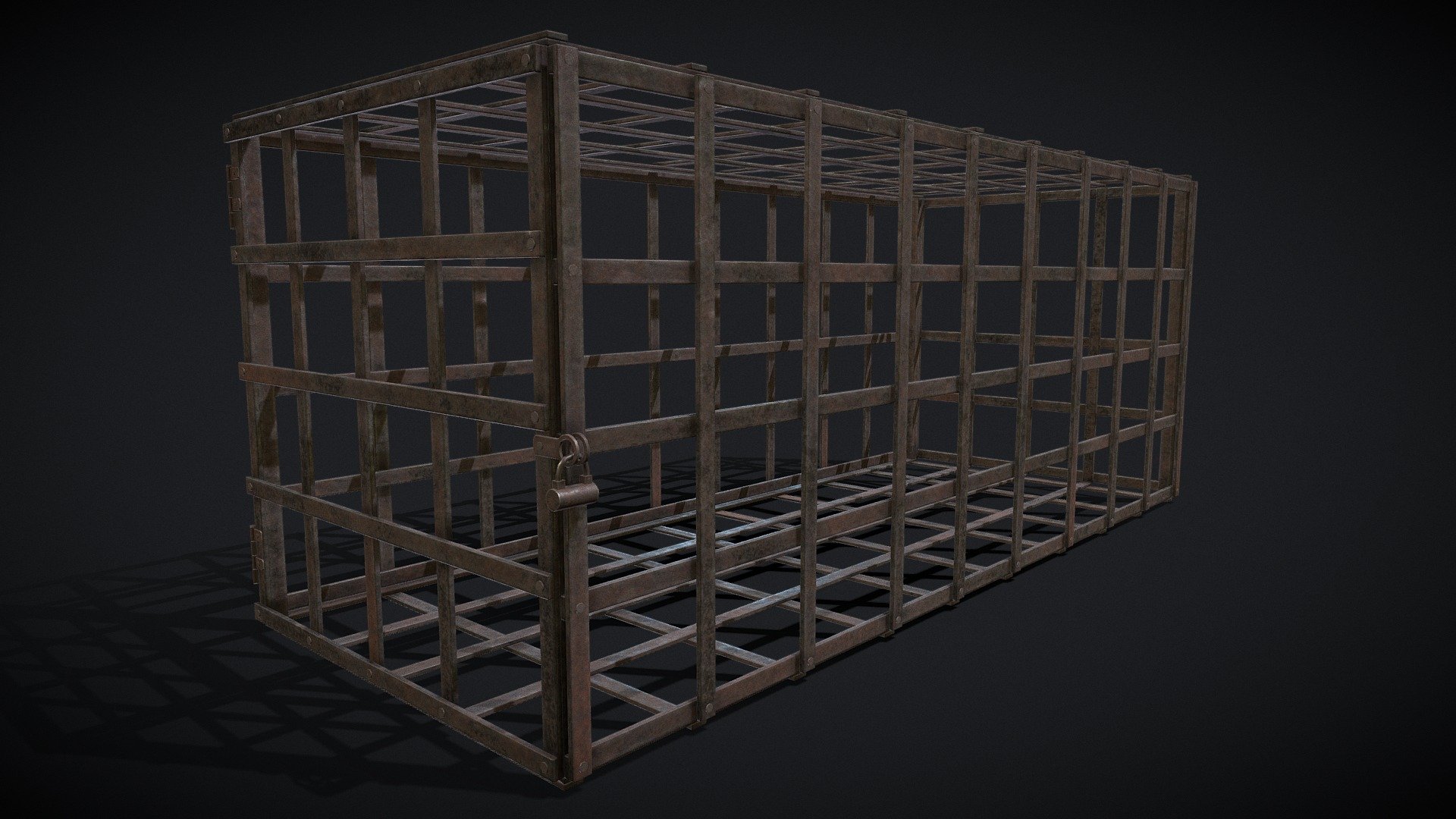 Medieval Metal Cage - Buy Royalty Free 3D model by GetDeadEntertainment ...