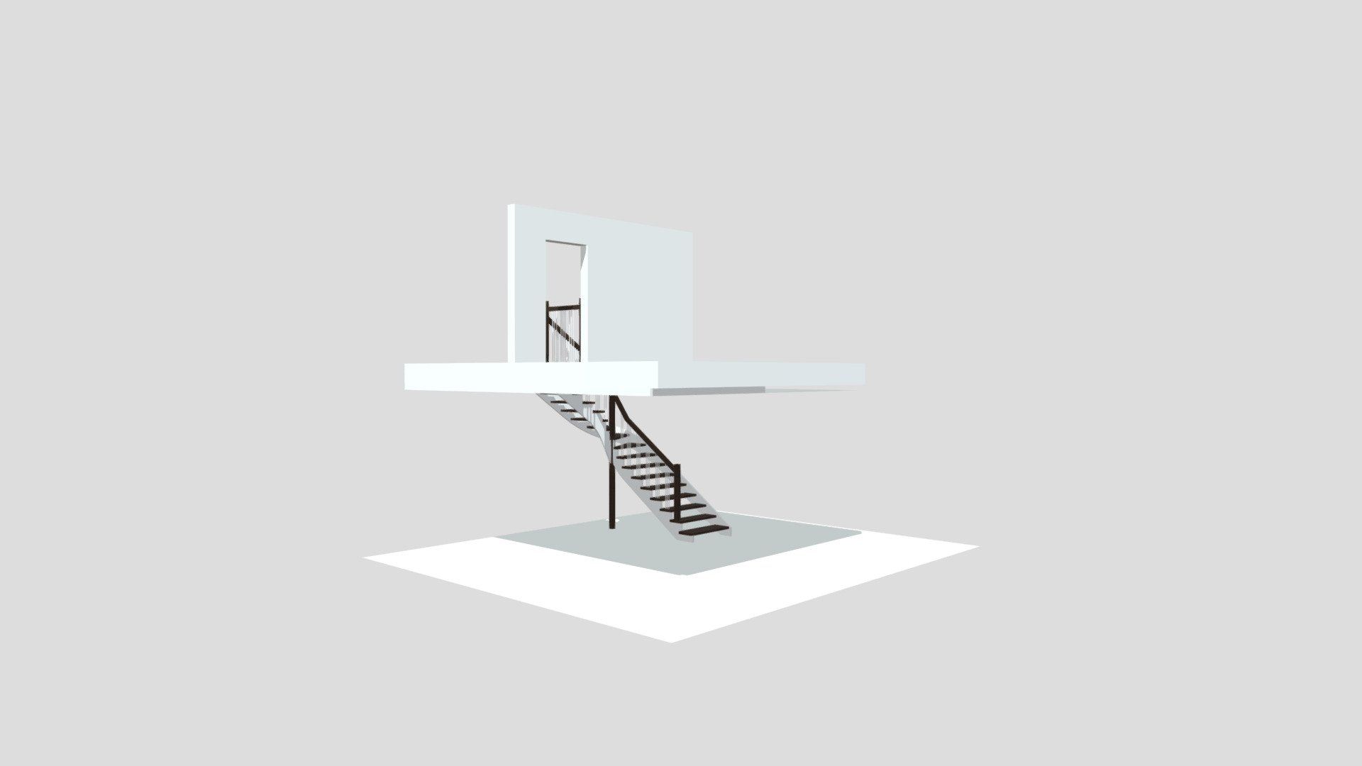 Open L-shaped Ladder - Download Free 3D model by Grootoo (@elochnik ...