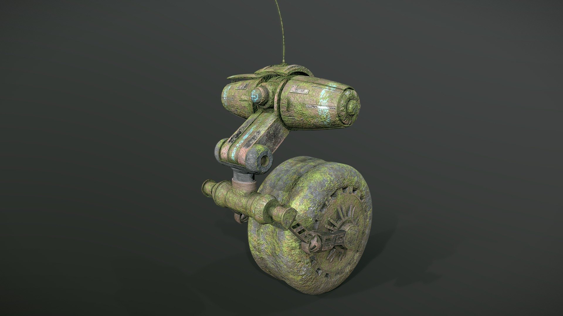 Ancient forgotten robot - Texturing Challenge - 3D model by Glub ...