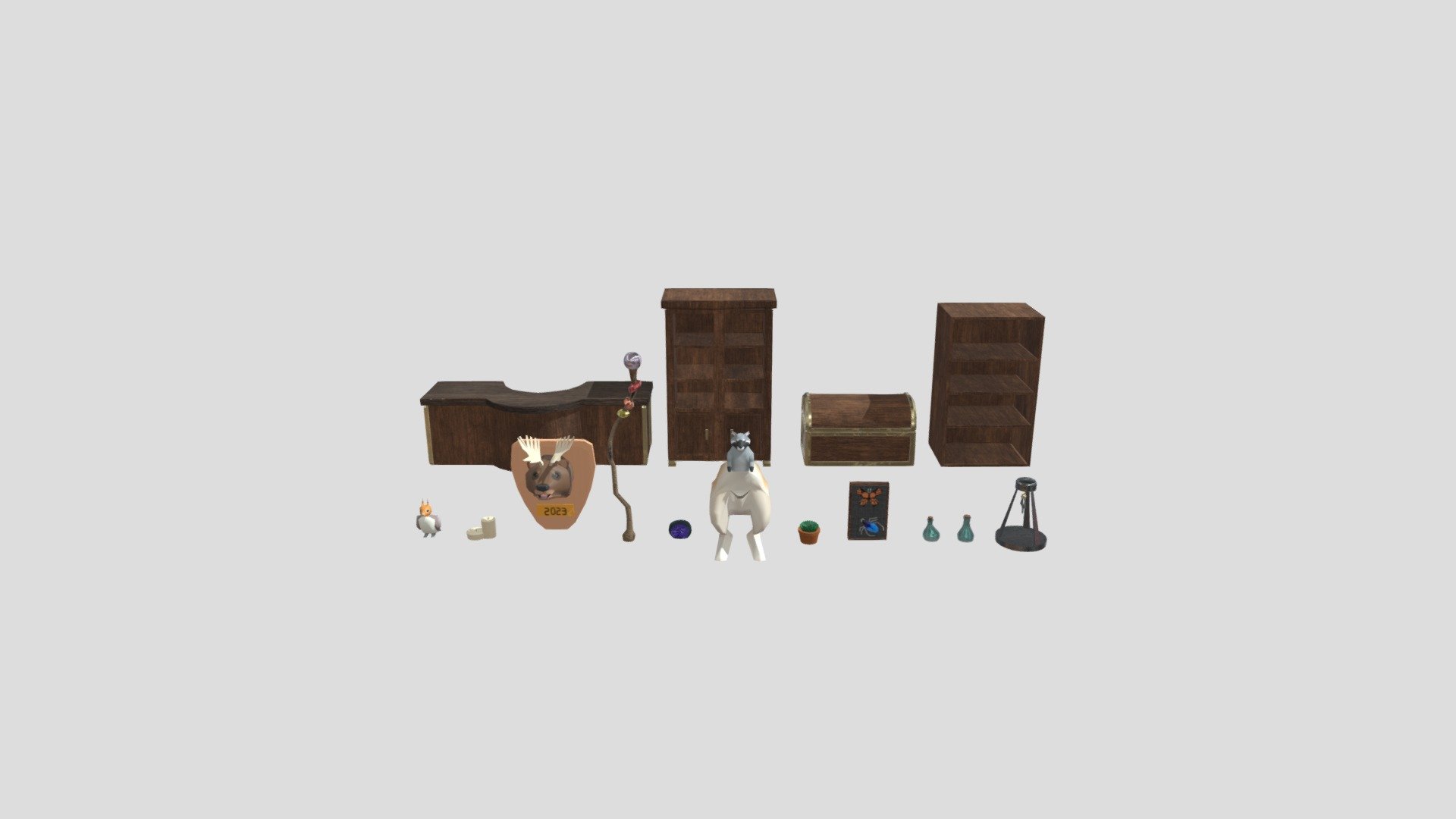 Oddities Room Asset Pack Assignment - 3D model by Wesley ...