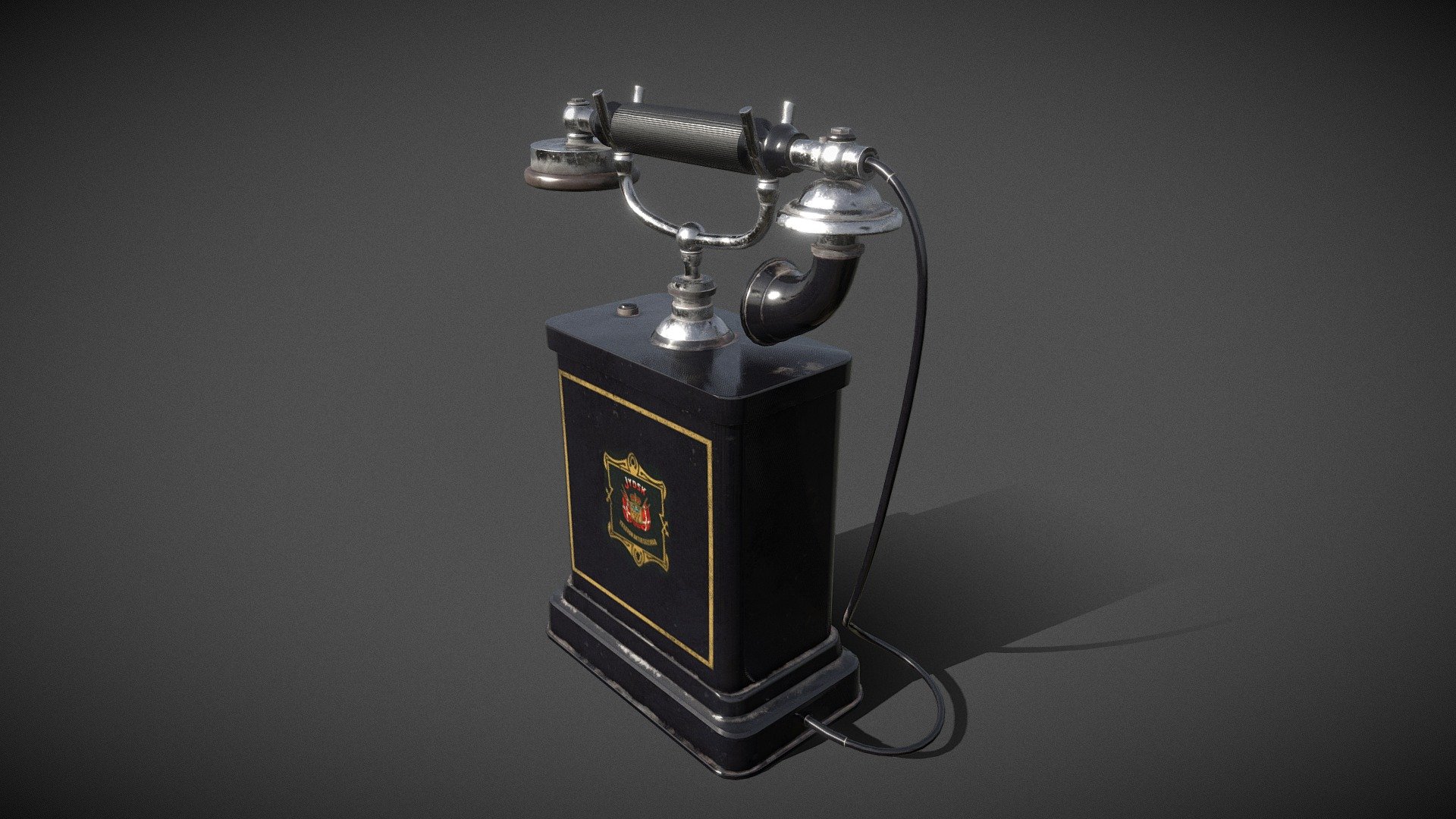 Telephone Vintage - 3D model by Perkk (@perkk11) [6560233] - Sketchfab