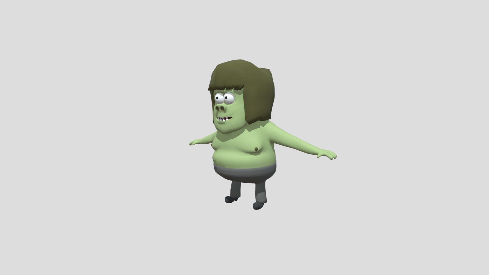 Muscleman || Regular Show - Download Free 3D model by metekrts [65604c7 ...