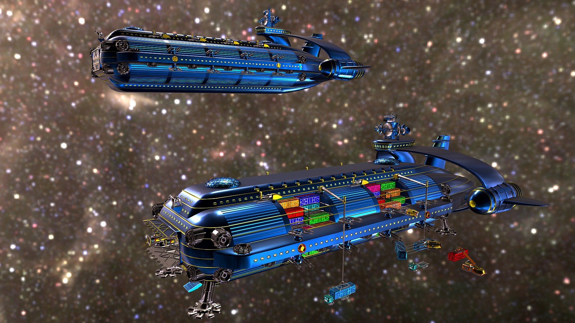 (13) ADAMANTINE SUPER FREIGHTER CS [110,592 CM] - Download Free 3D ...