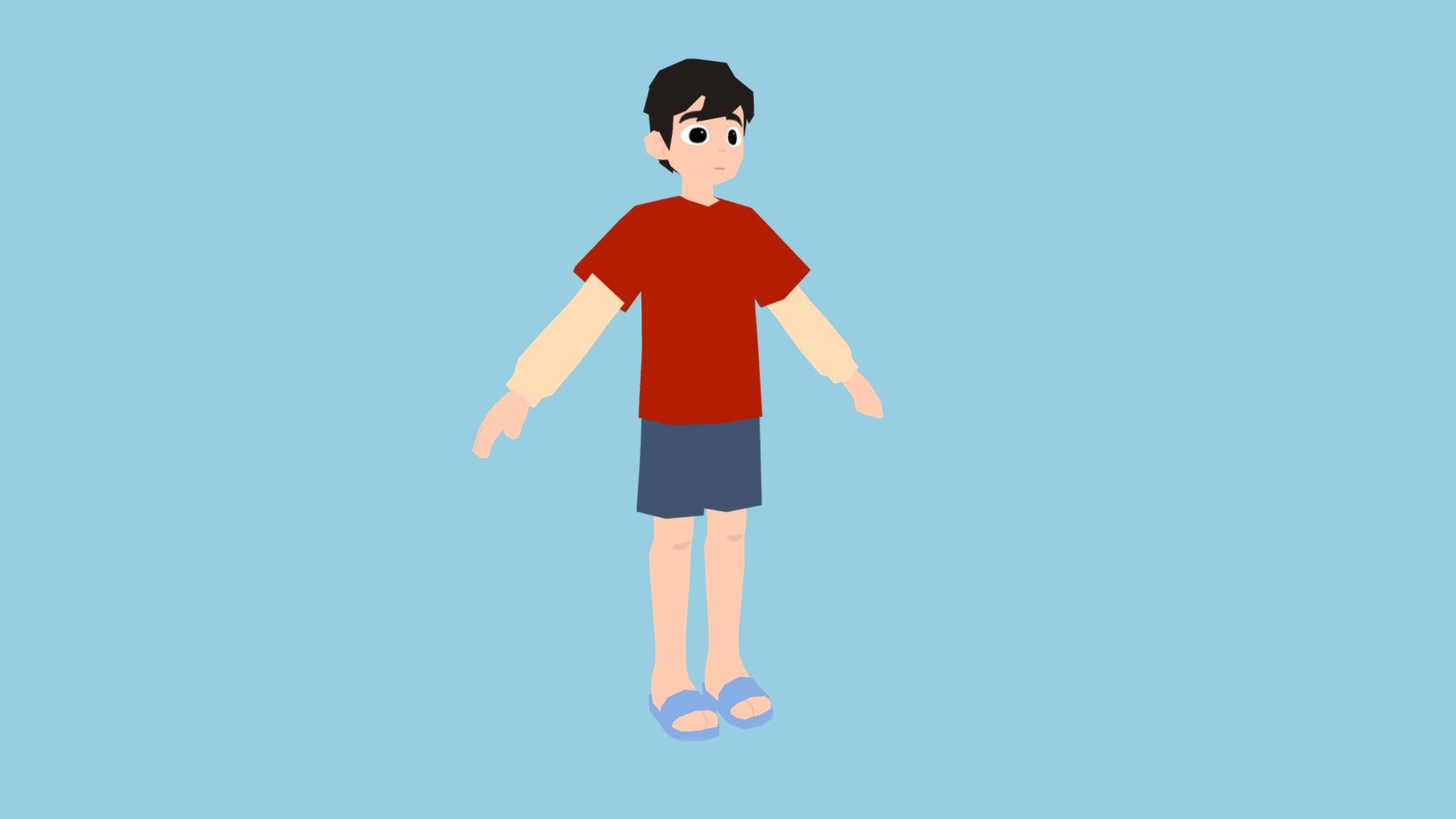 Sketchfab Low Poly OC - Goleeb - 3D model by OrangedLowE (@oranged_e1 ...
