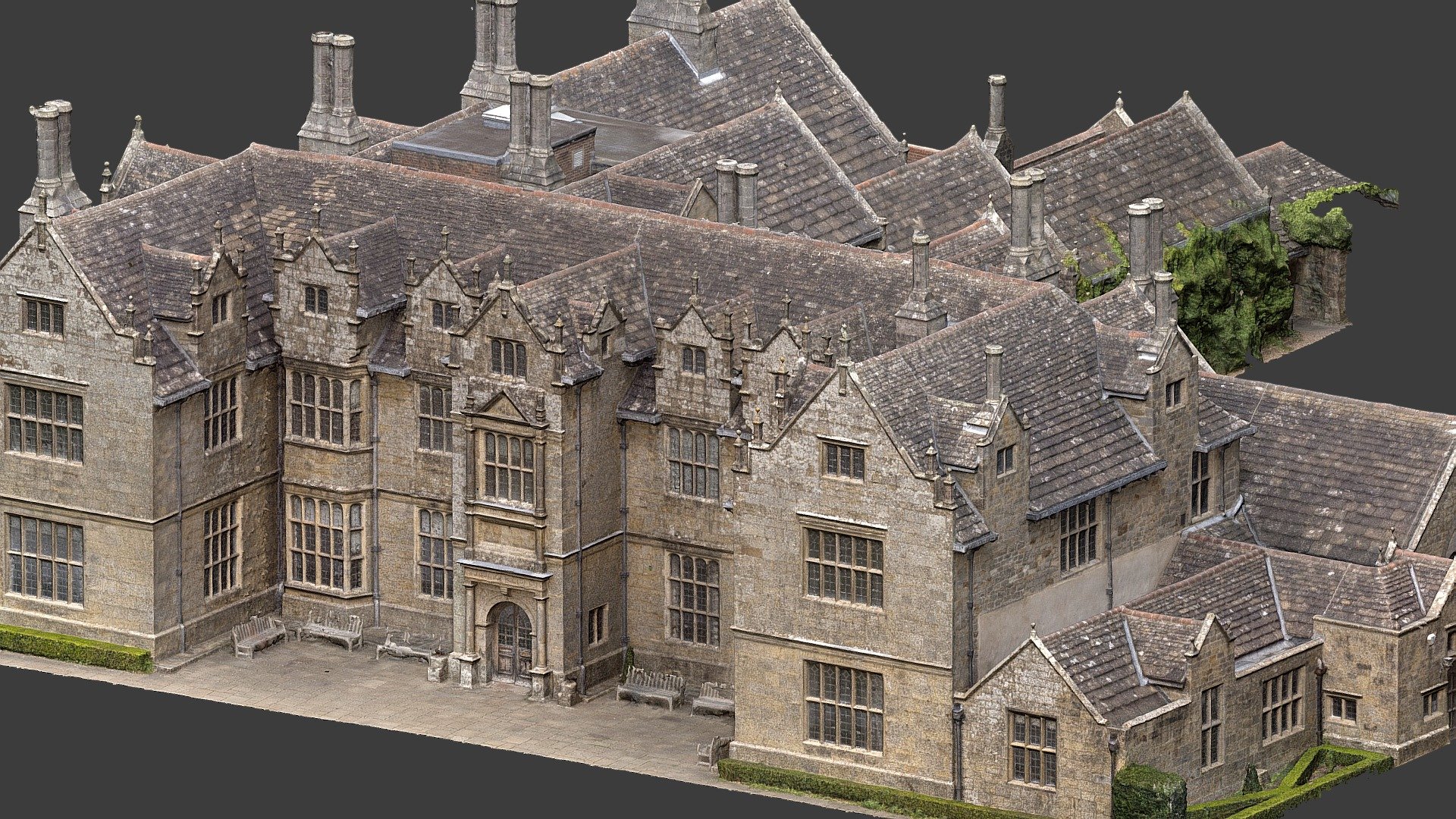 Wakehurst Place Manor - 3D model by SUMO GeoSurveys (@aerial-cam ...