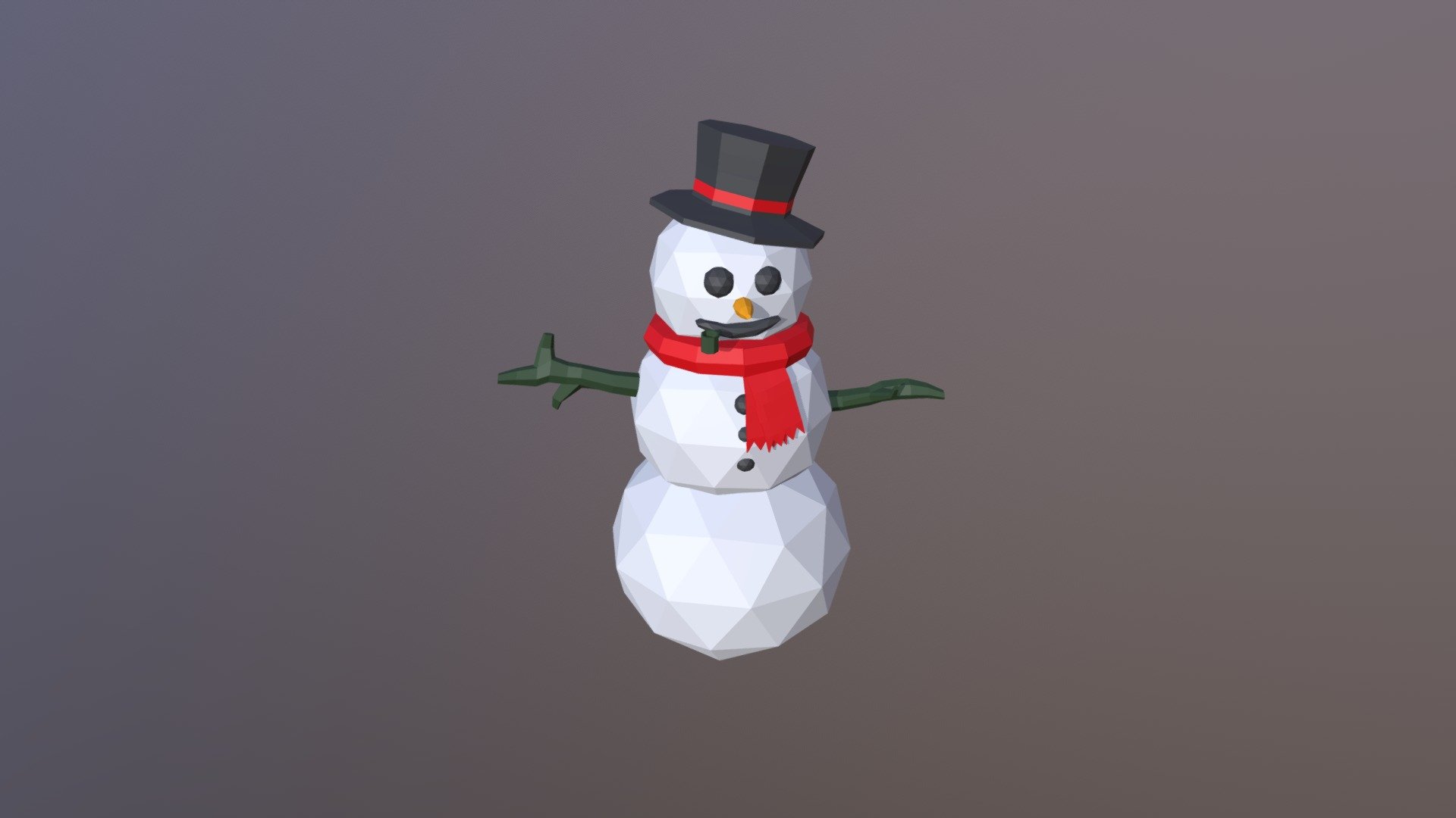 Snowman - Download Free 3D model by BlenderItUp (@flatalex123) [6564951 ...