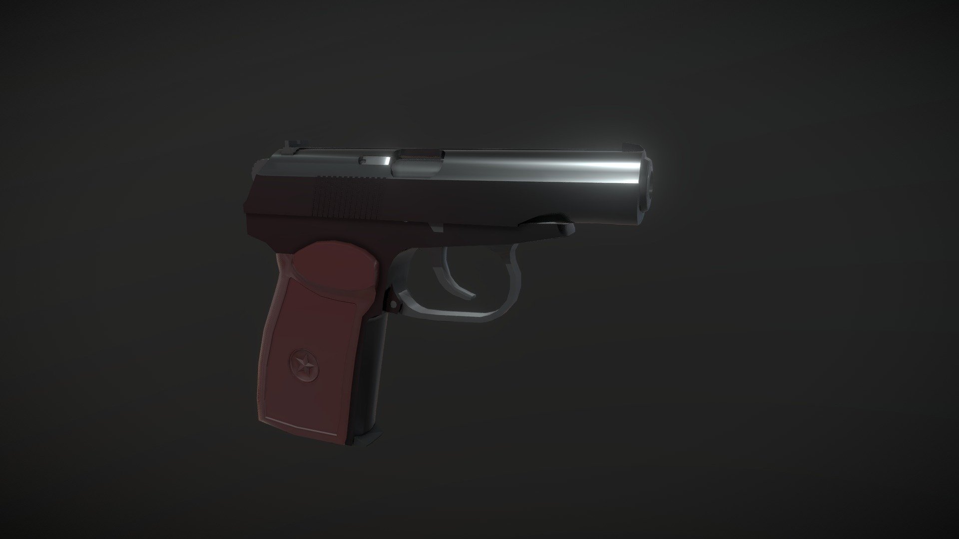 Complex Low Poly Makarov - 3D model by Jan_Strydom (@JanStrydom ...