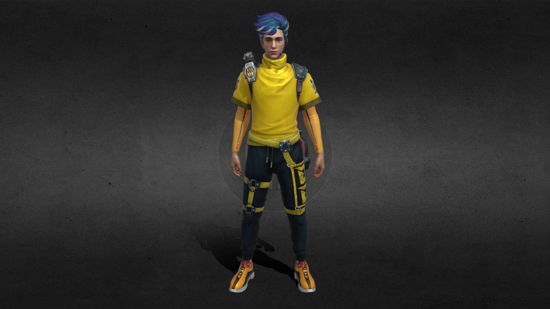 Wolfrahh Full Bundle_Free Fire - 3D model by BrOkiE FF ...