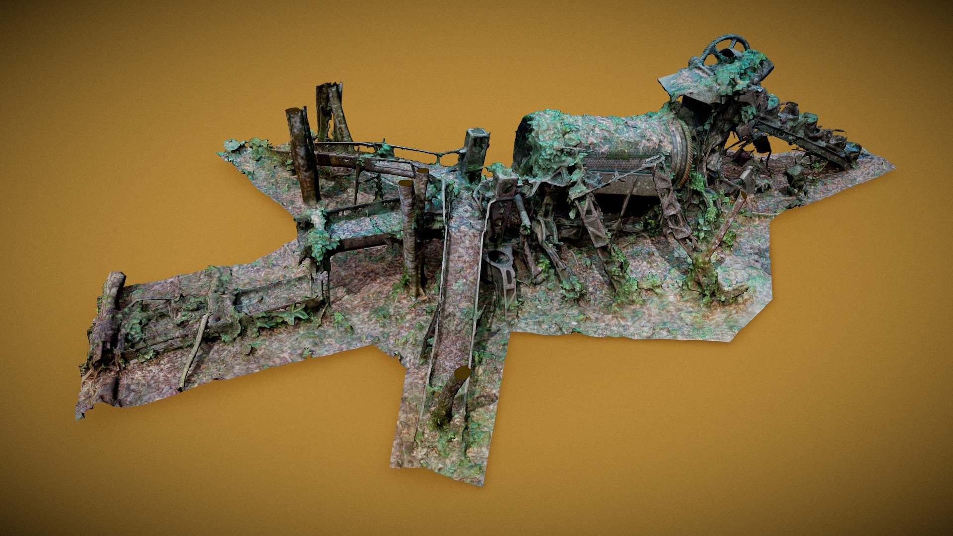 DAC — Drague aurifère - 3D model by seeco [656899e] - Sketchfab
