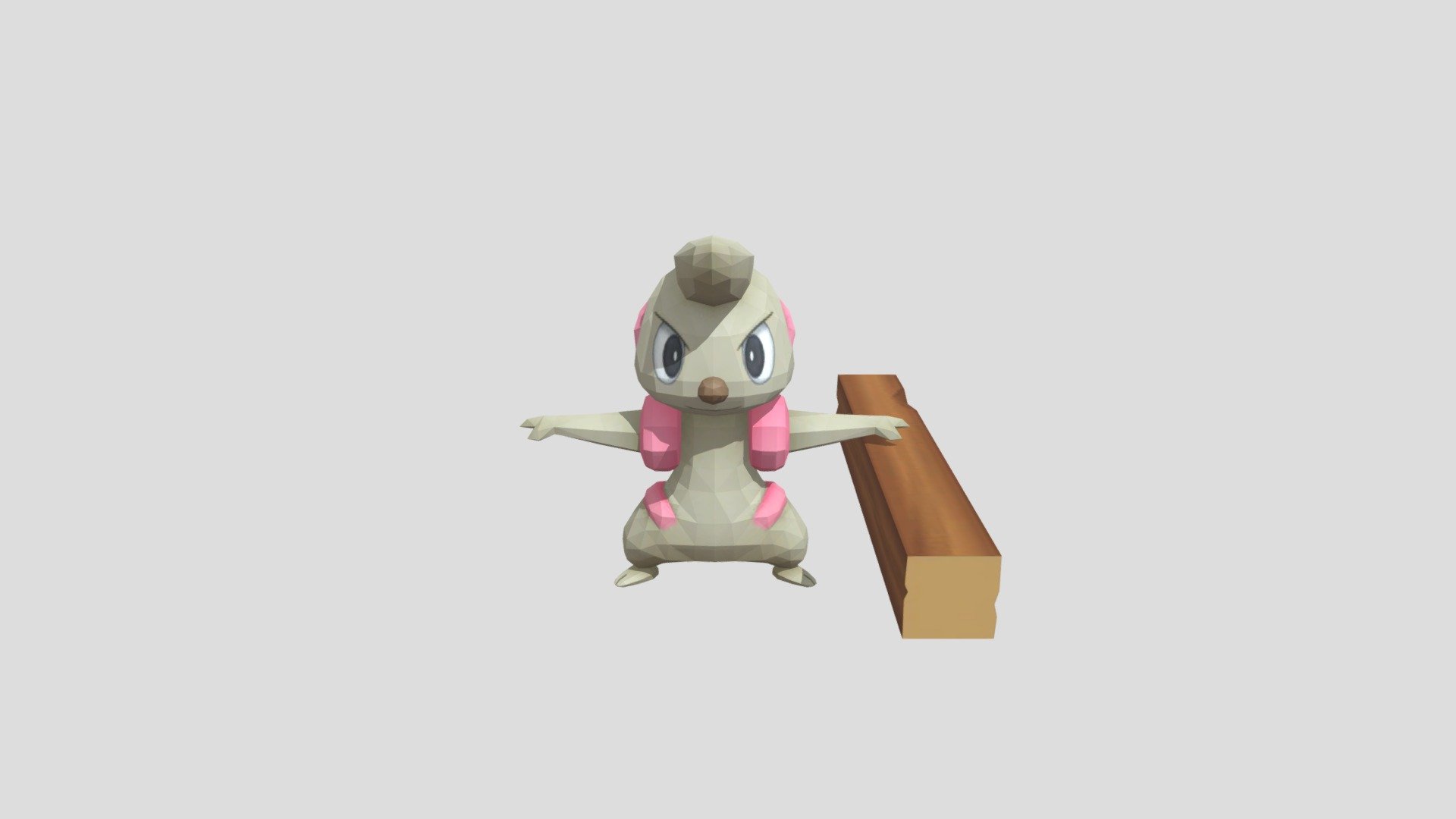 Timburr - Download Free 3D model by nguyenlouis32 [656b3a3] - Sketchfab