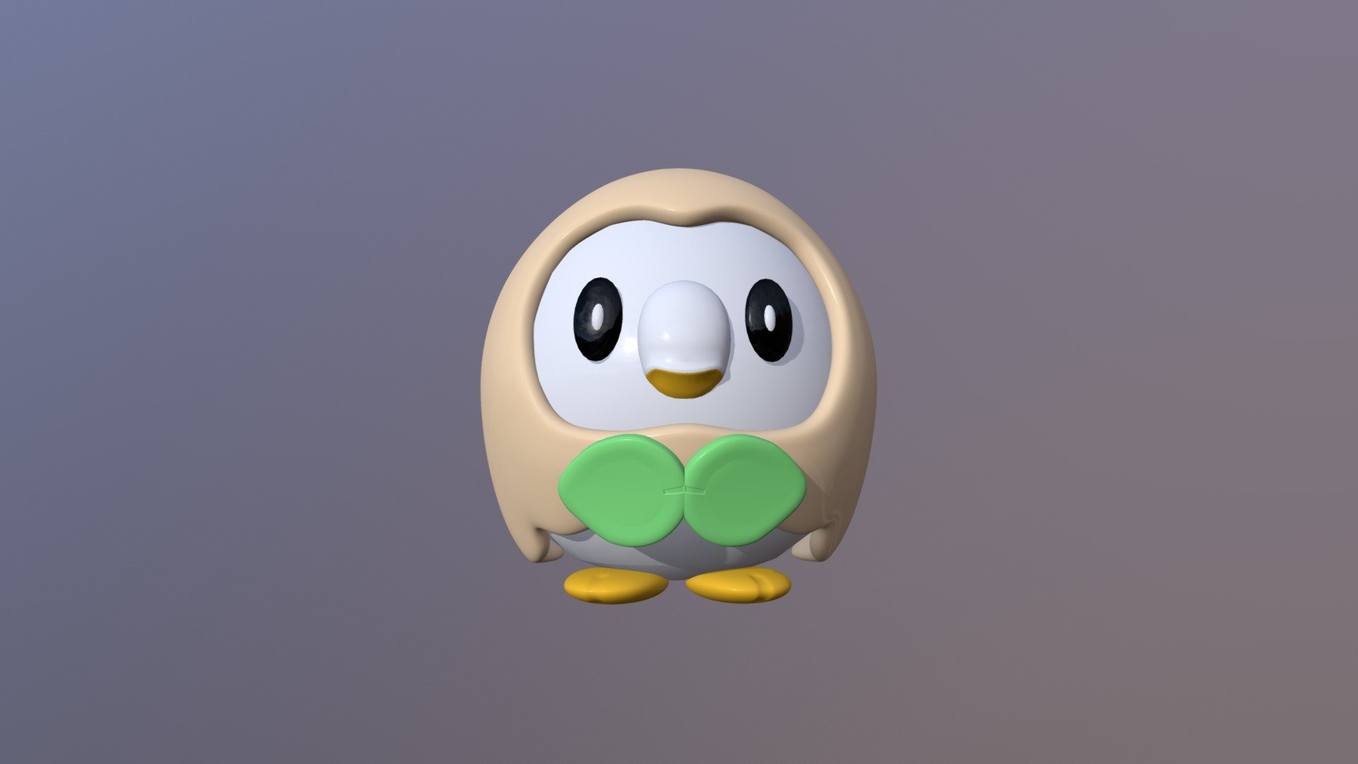Rowlet pokemon - 3D model by REKI10086 (@rekireki220) [656bf0d] - Sketchfab