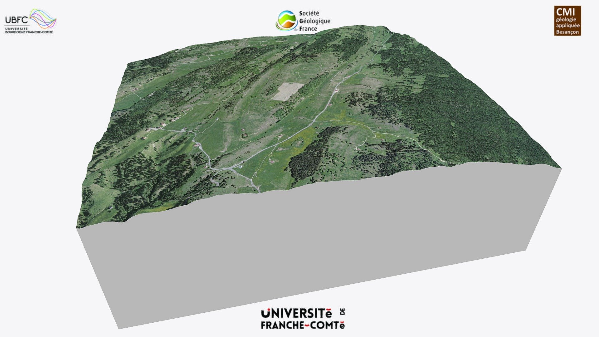 Les Molunes - Terminaison périclinale - 3D model by Société Géologique ...