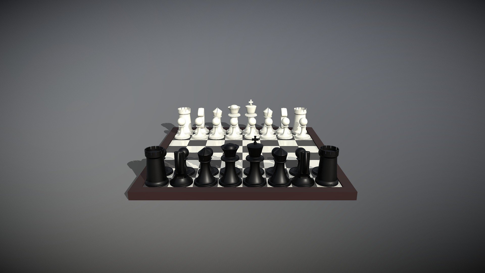 COMPLETE CHESSBOARD - 3D model by XHZSL_STUDIOS (@DanielZaccheus ...