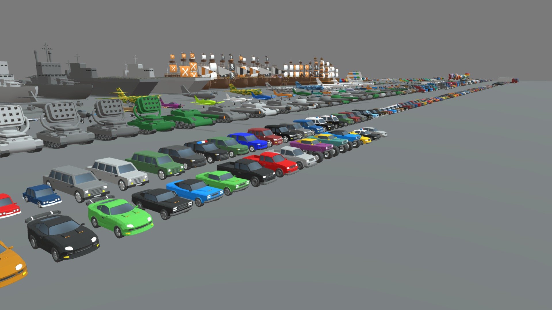 Low Poly Extra Vehicle Pack - 3D model by Awbmegames0 [656d9db] - Sketchfab