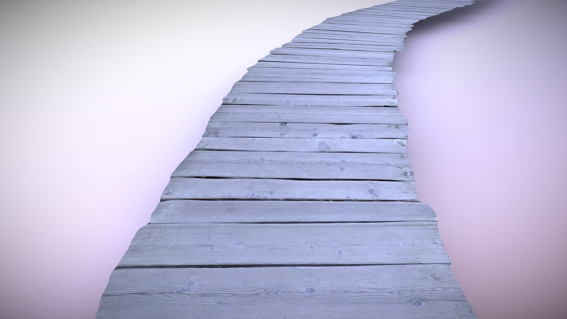 Walkway made of wooden planks - Buy Royalty Free 3D model by Foto ...