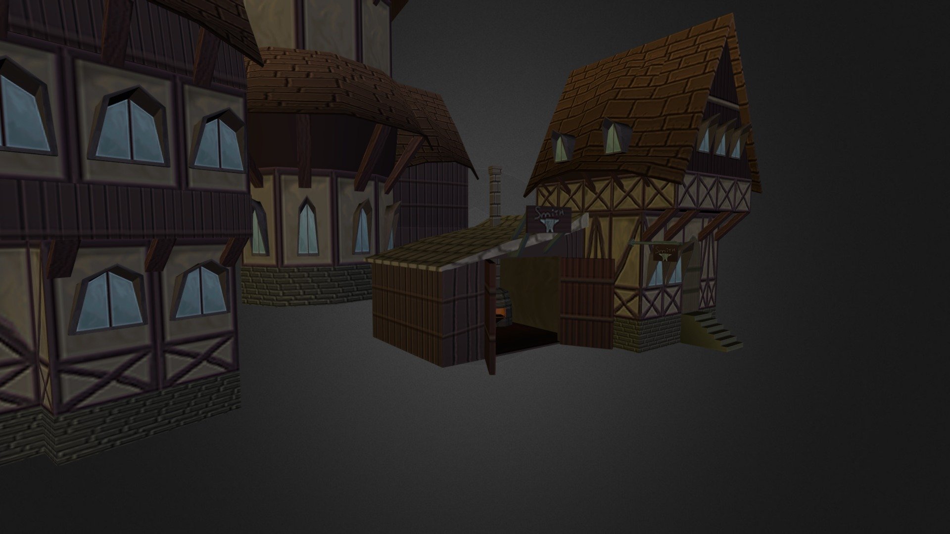 Buildings - 3D model by JasperG-Design [65709c0] - Sketchfab