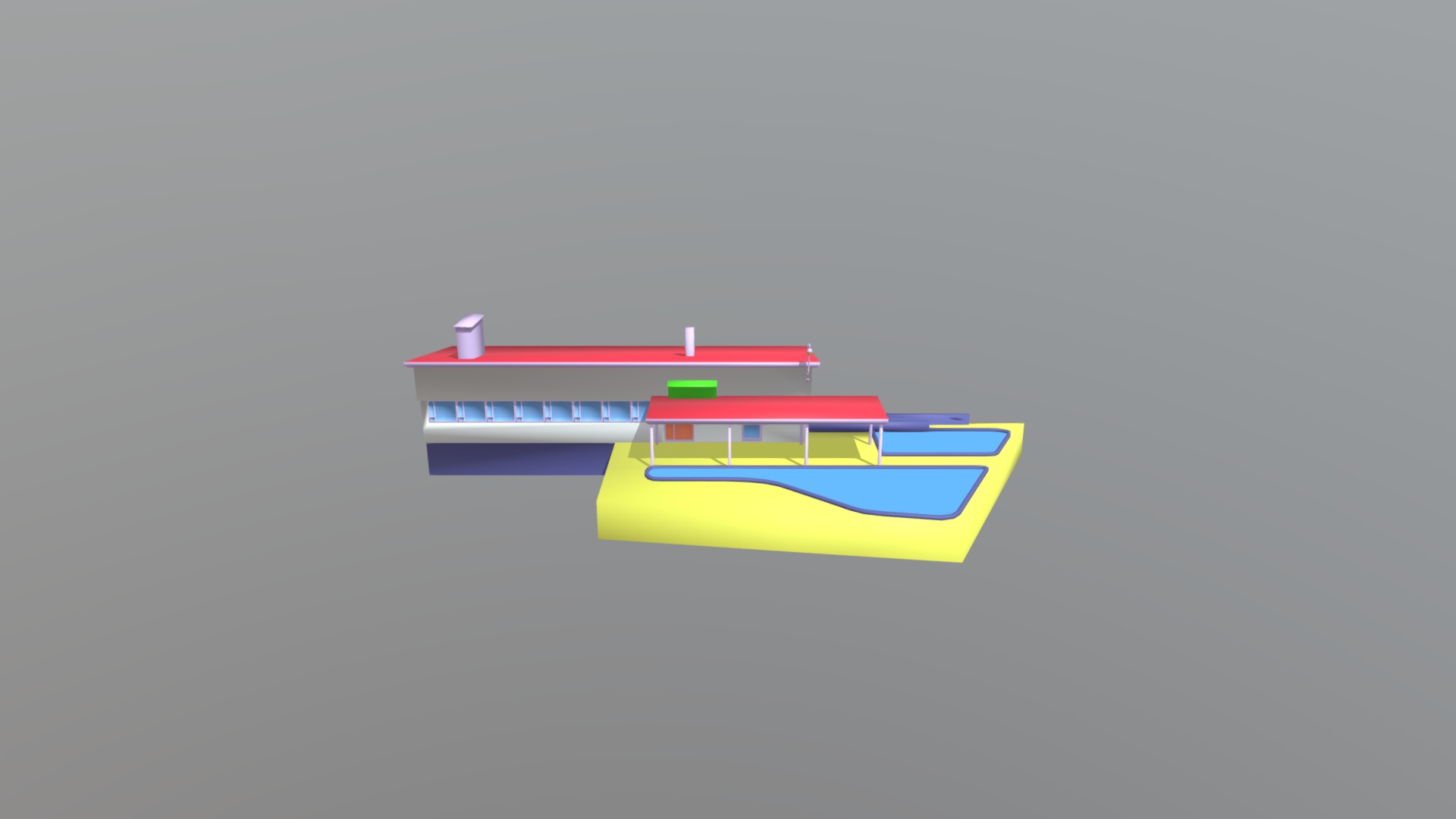 Staff House - 3D model by Memowlery [657122c] - Sketchfab