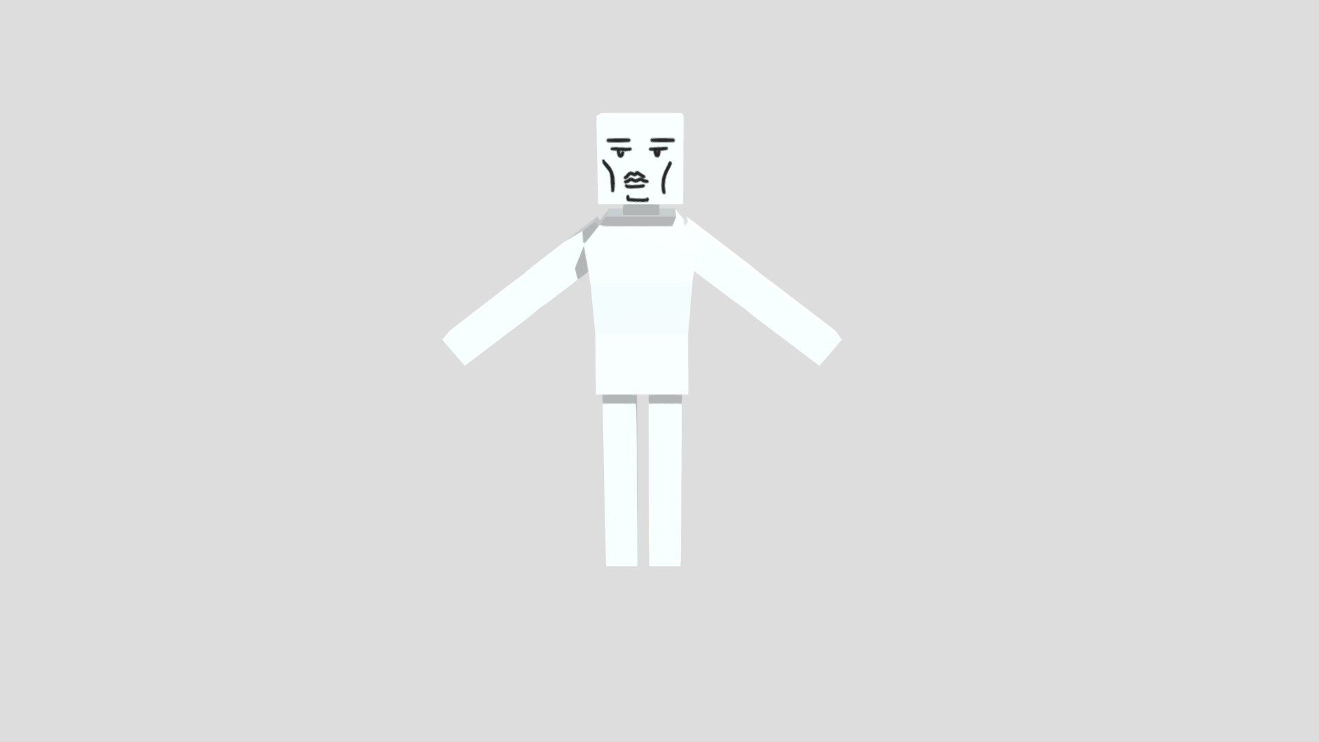 block guy - Download Free 3D model by oscargao2004 [6571424] - Sketchfab
