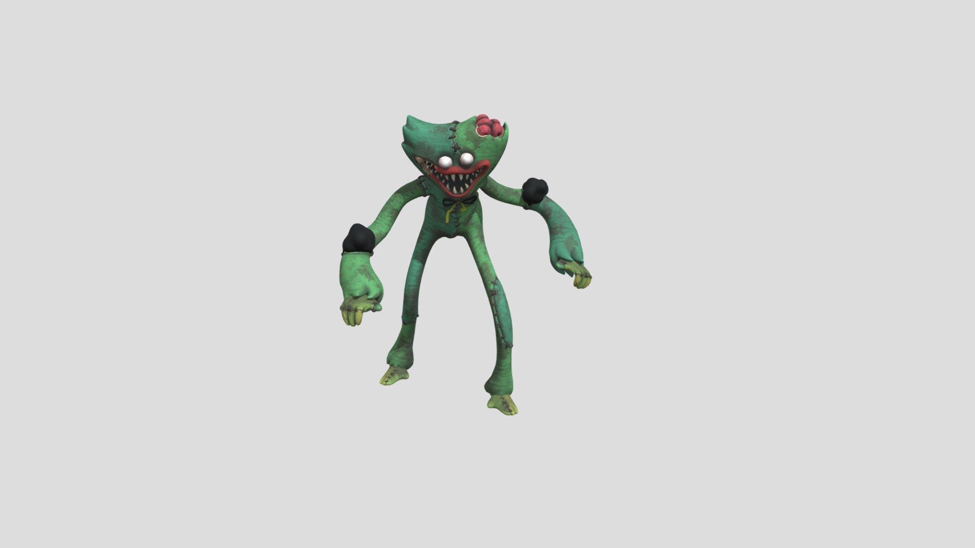 Zombie Huggy (Project Playtime) - Download Free 3D model by noha ...