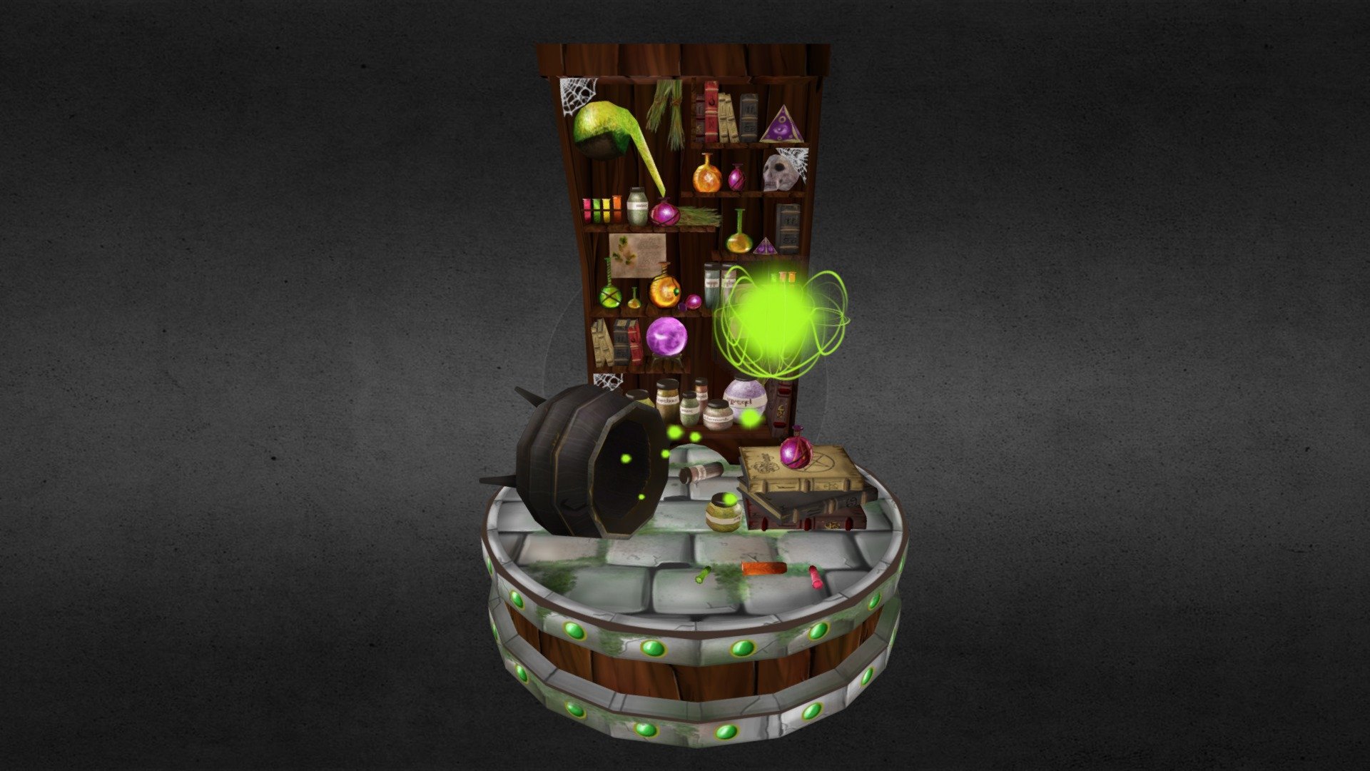 alchemist laboratory - 3D model by tardi_sortan [6571f82] - Sketchfab