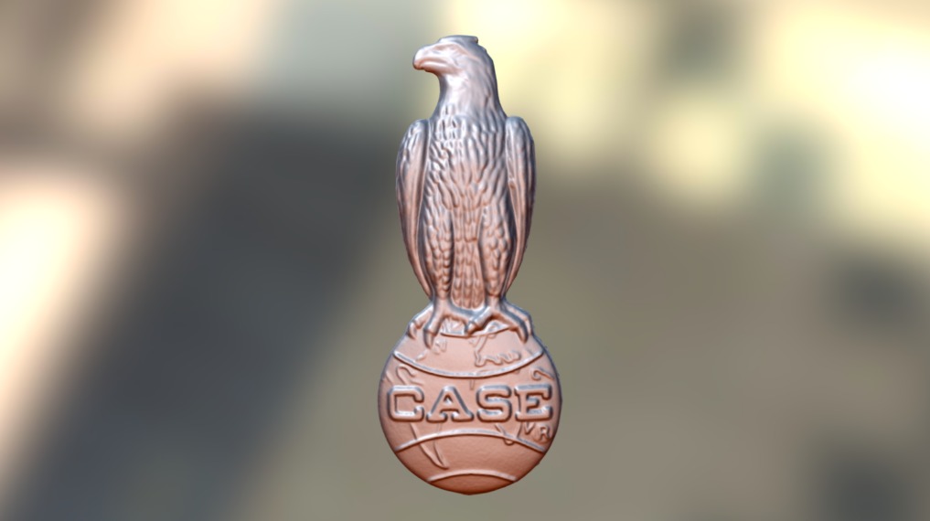 Emblem from Antique CASE Tractor - 3D model by ETATech3D Limited ...