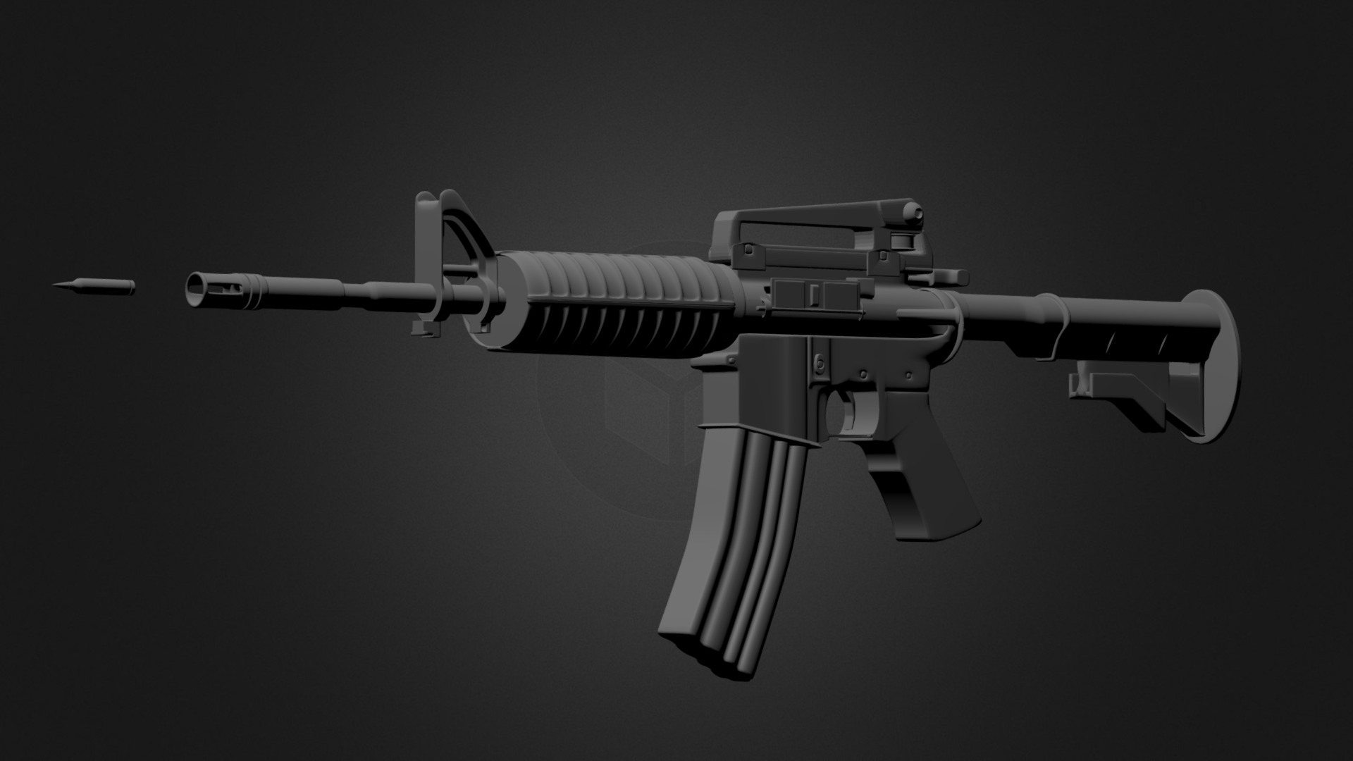 M4 Rifle - 3D model by mannflorian1991 [6572a21] - Sketchfab