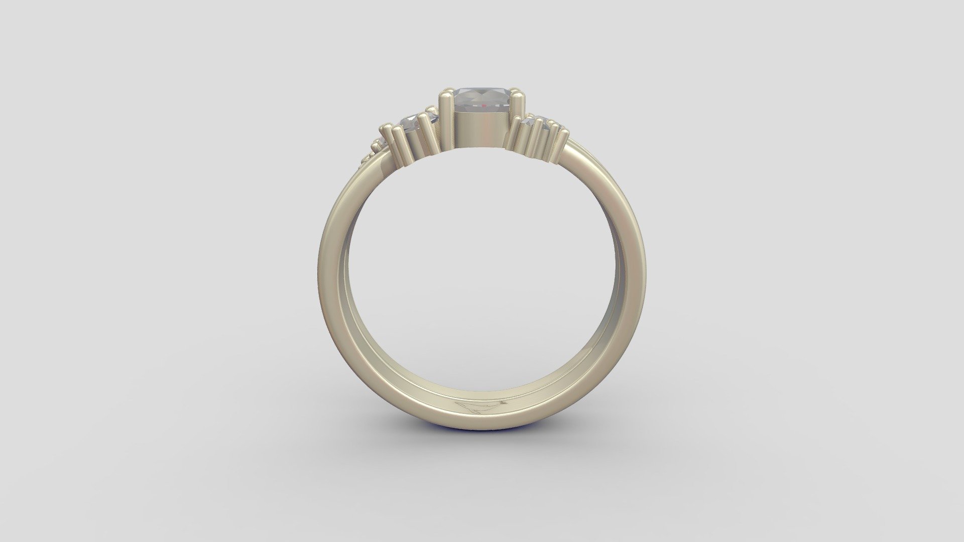 AU-40589 Nest Band - Download Free 3D model by Automic Gold (@automic ...