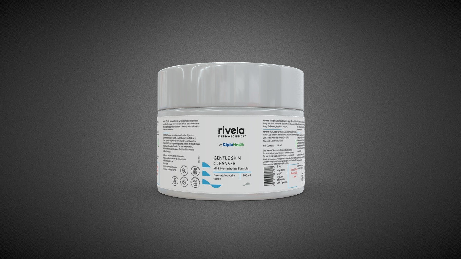 Skin Cleanser - 3D model by nileshshahu35 [6575ec8] - Sketchfab