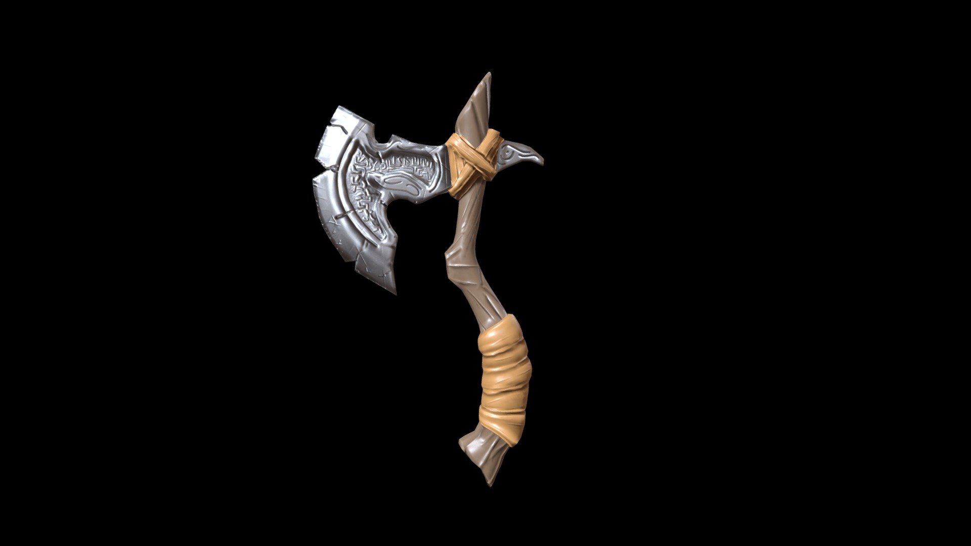LOW POLY AXE - 3D model by aniruth123 [6578ed9] - Sketchfab