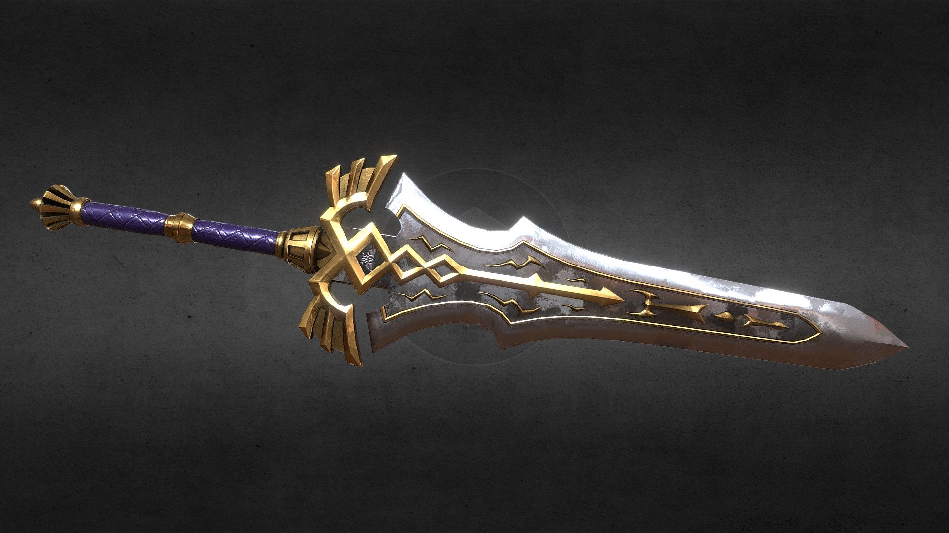 Royal Claymore 3D Model By Chill ipino 6579a5e Sketchfab