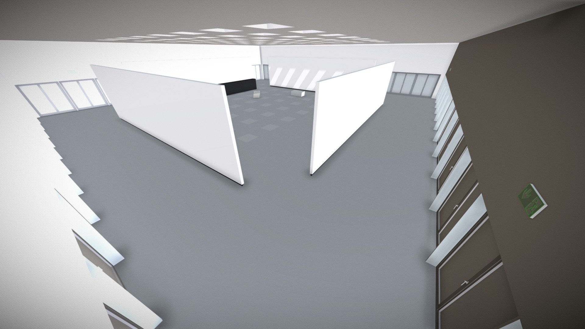 Premium Showroom Gallery AR/VR Modell - Buy Royalty Free 3D model by ...