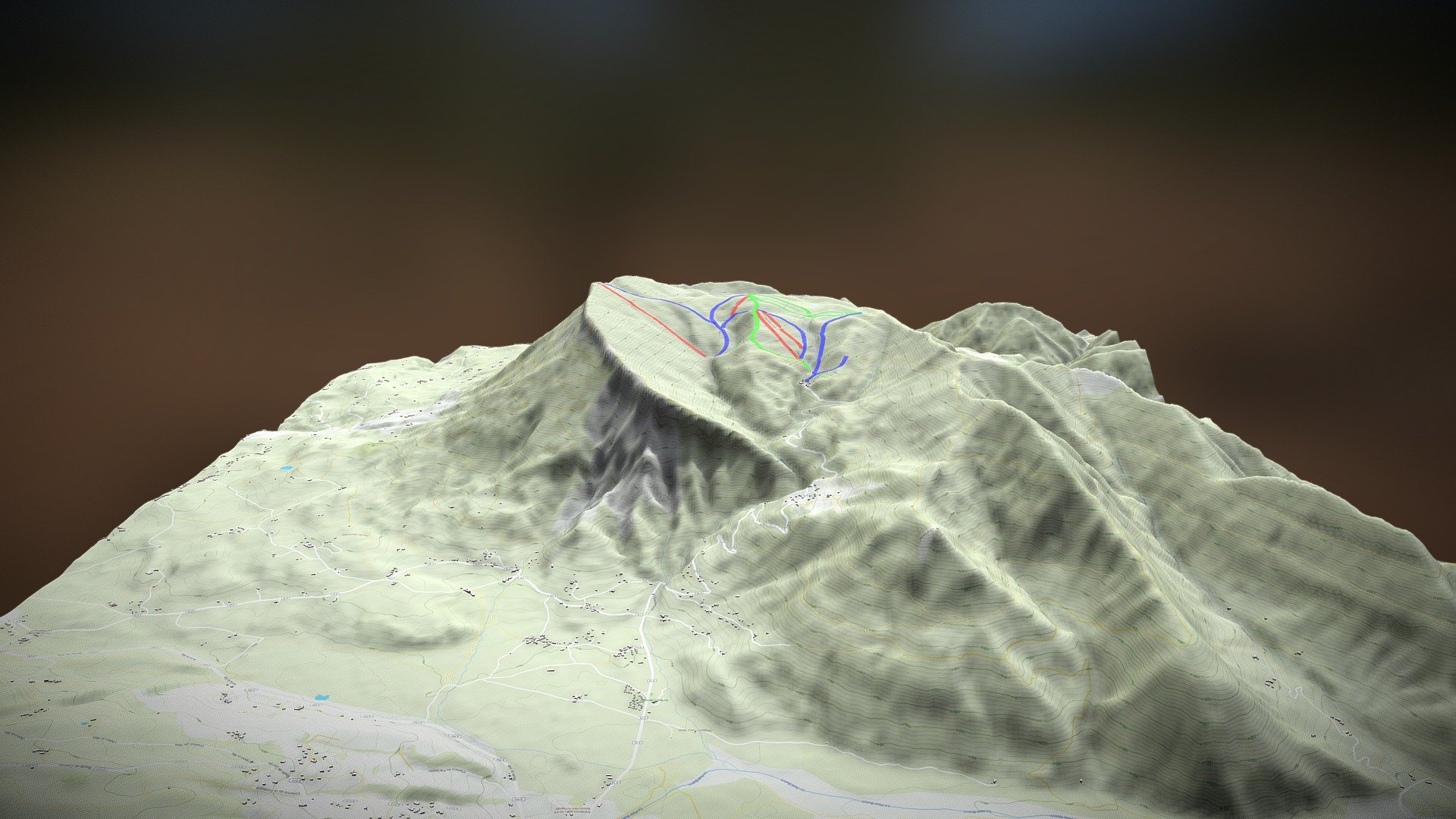 [Imagery comparison] MapBox Outdoors - Download Free 3D model by Xavier ...