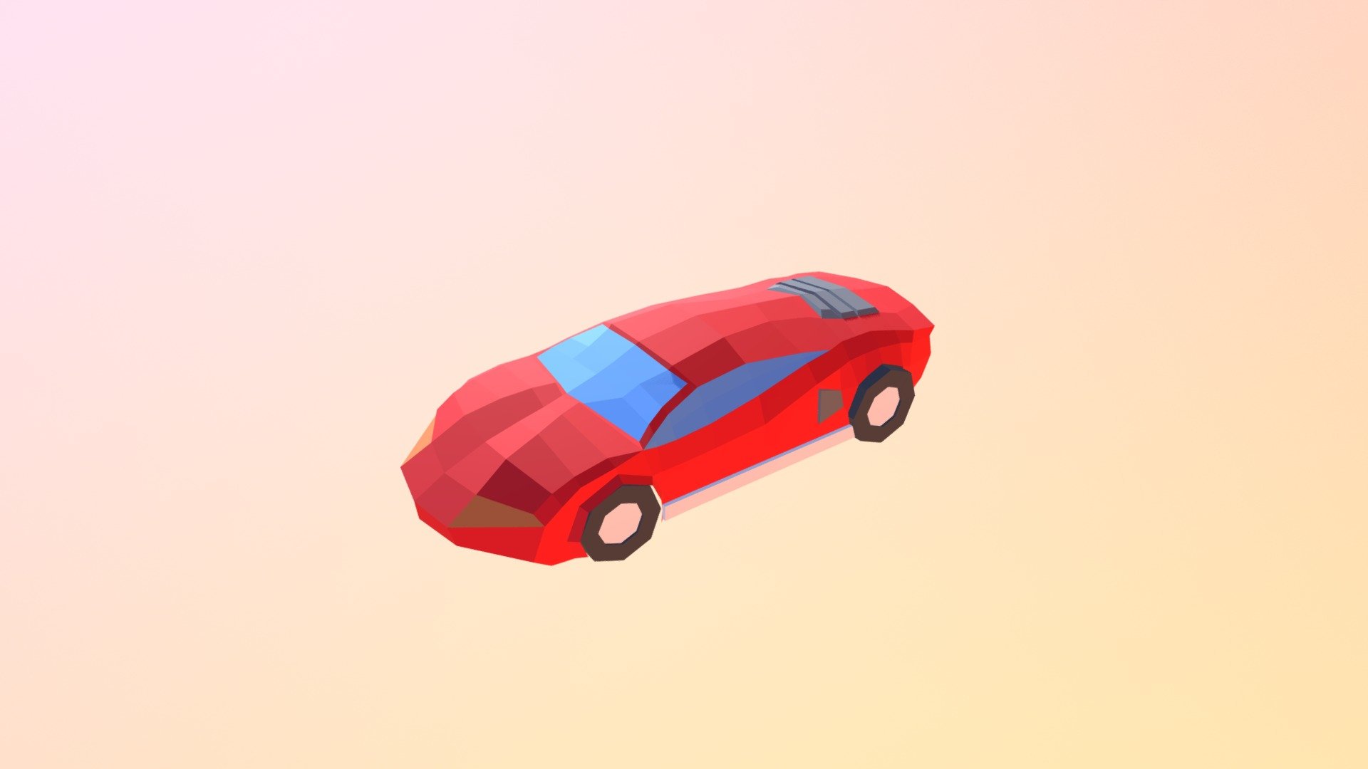 Low Poly Lamborghini - 3D model by ThiagoMsRLX [657b9c9] - Sketchfab