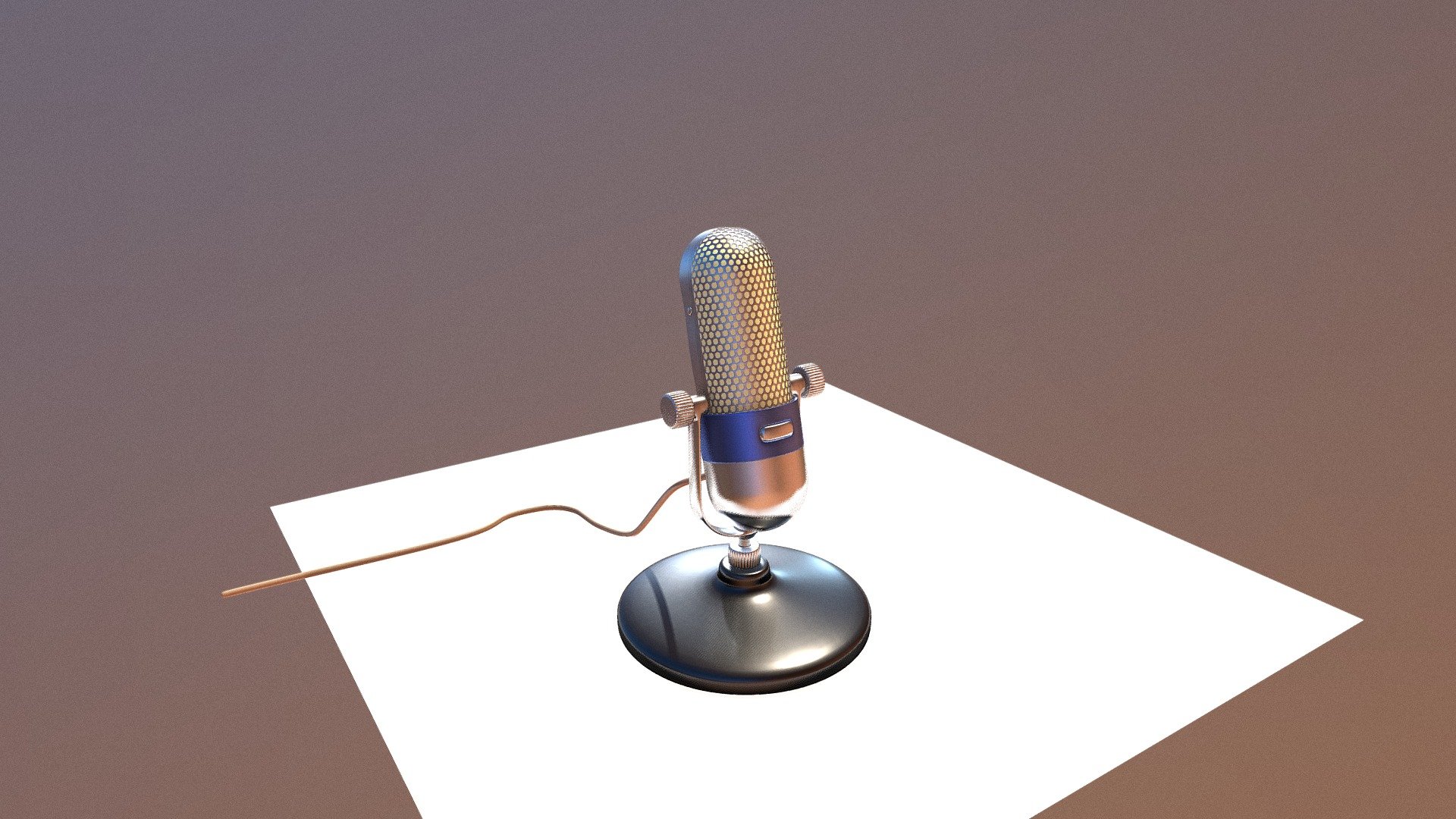 Microphone - Download Free 3D model by Verbitskiy Sergey (@seregav666 ...